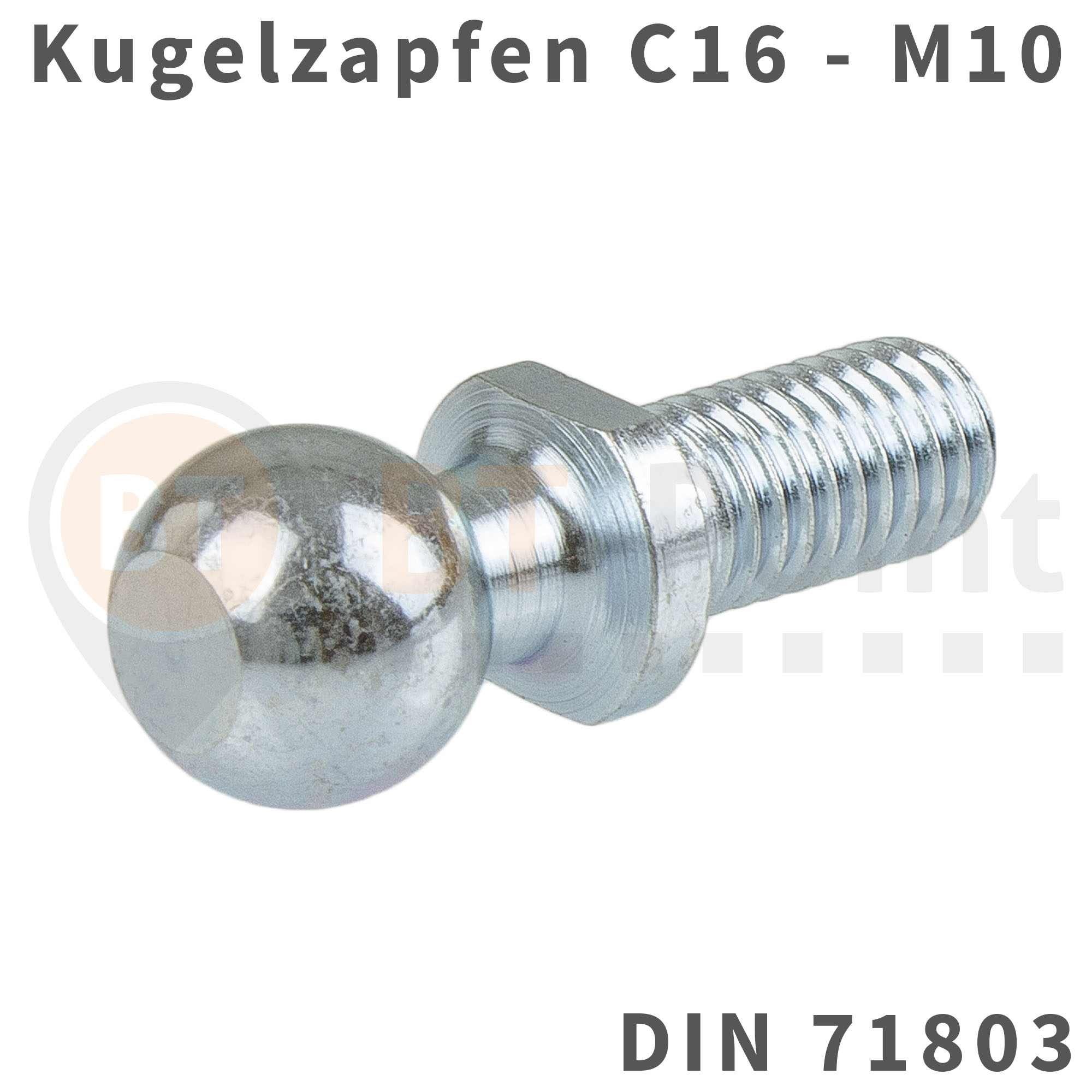 Bullet Pin 16mm m10 DIN 71803 Ball Head Ball Pins Head Gas Spring Ball ...