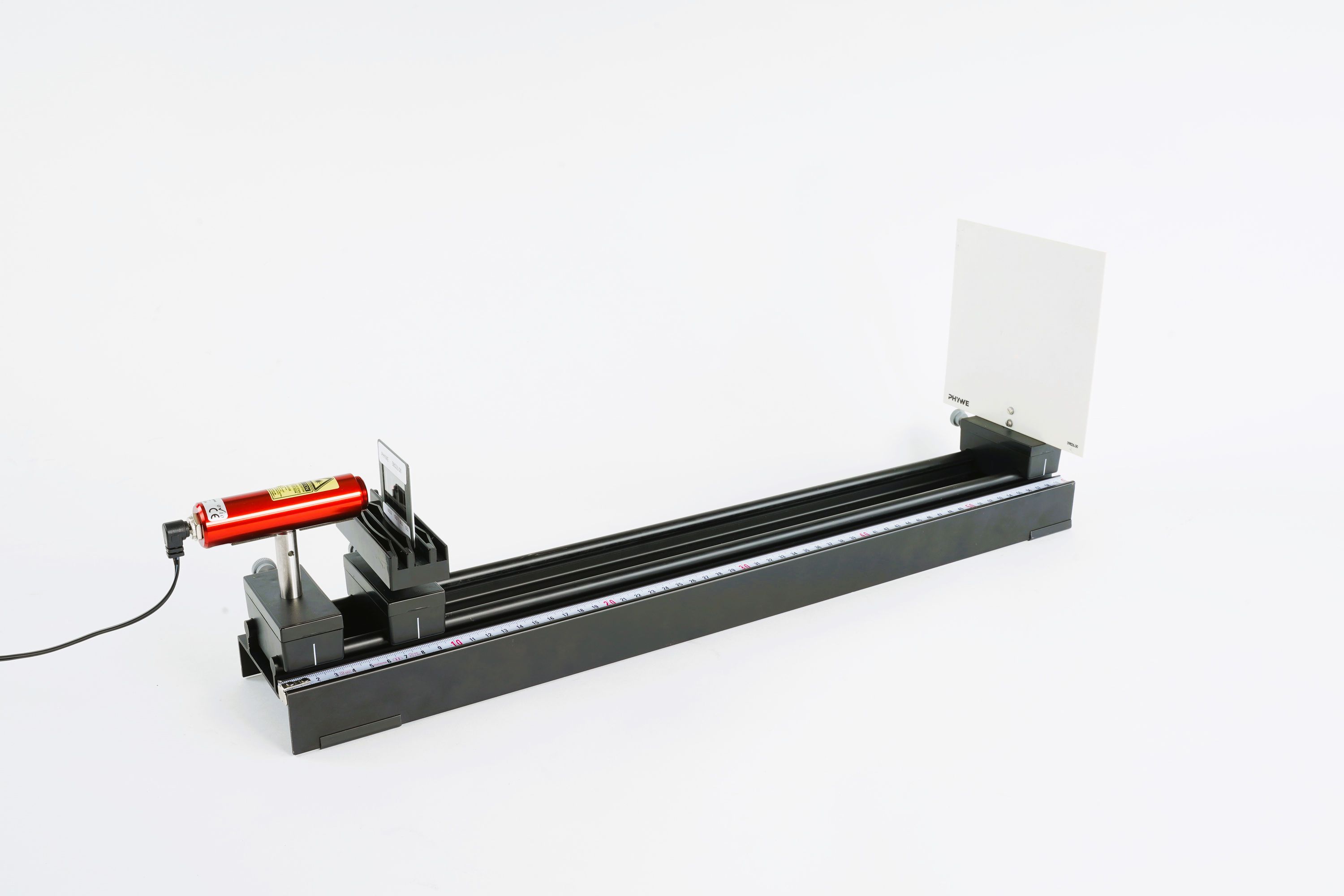Diffraction at a double slit with laser | PHYWE