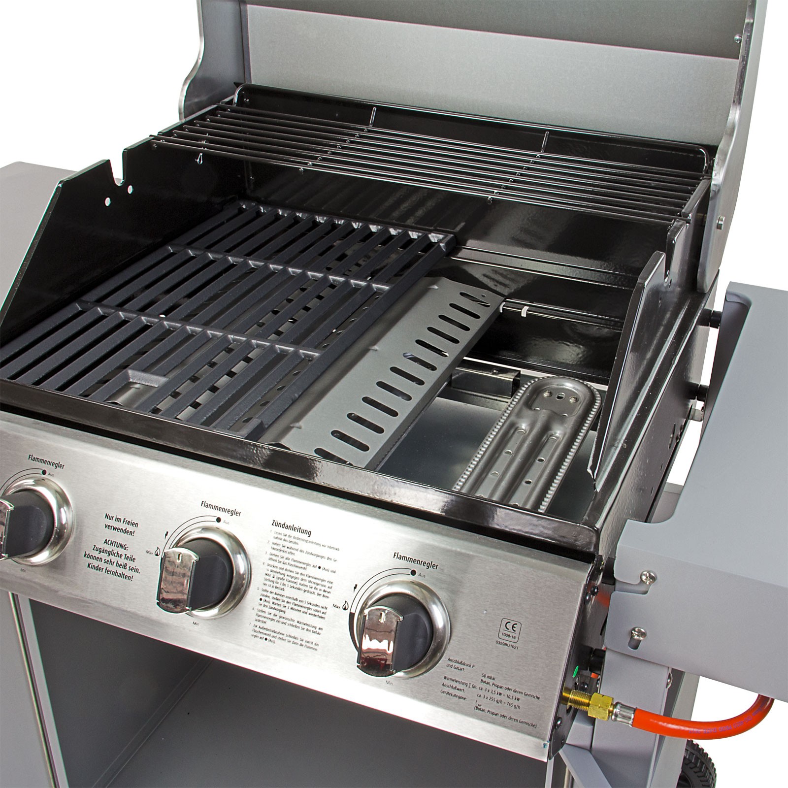 Gasgrill Bbq Edelstahl Grillwagen Gasgrillwagen Memphis Ii Mit 2