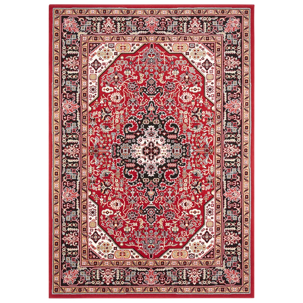 Orientalischer Kurzflor Teppich Skazar Isfahan Rot | Teppich Boss
