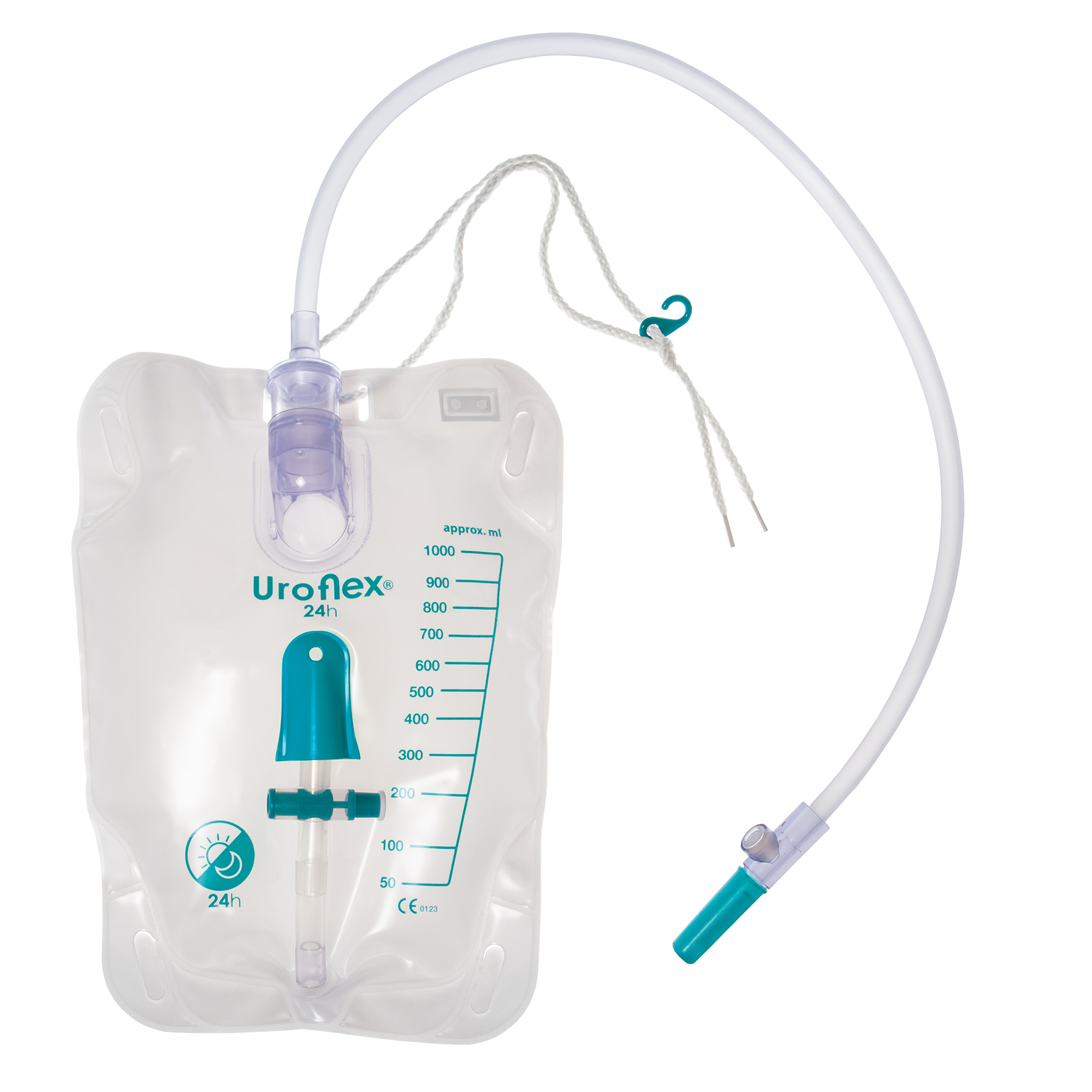 24h Urin Bein-Bett-Urindrainagesystem – steril, 1000 ml, für Tag ...