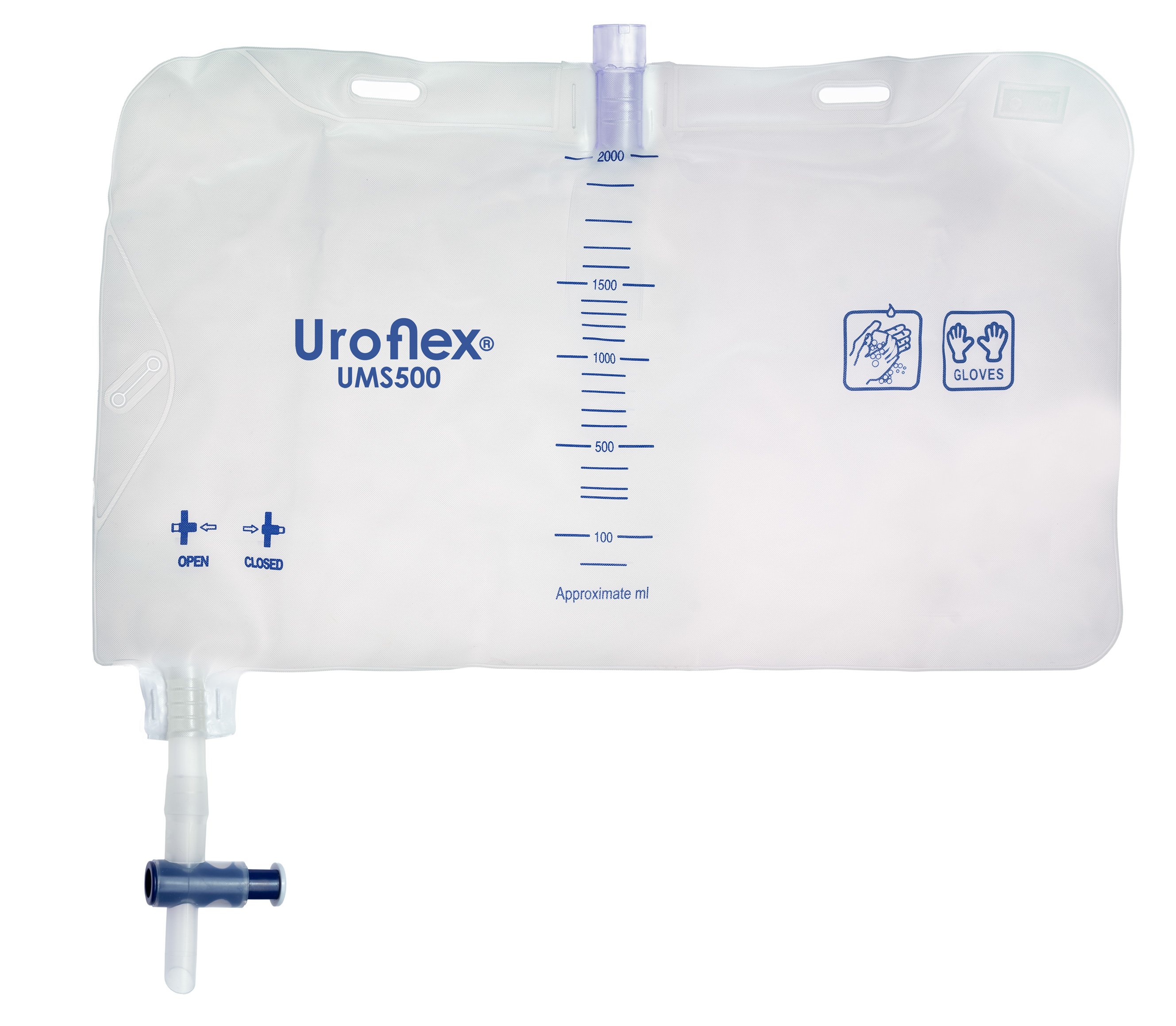 Uroflex® 2000ml Wechselbeutel mit Ablass für das Urinmess-System UMS ...