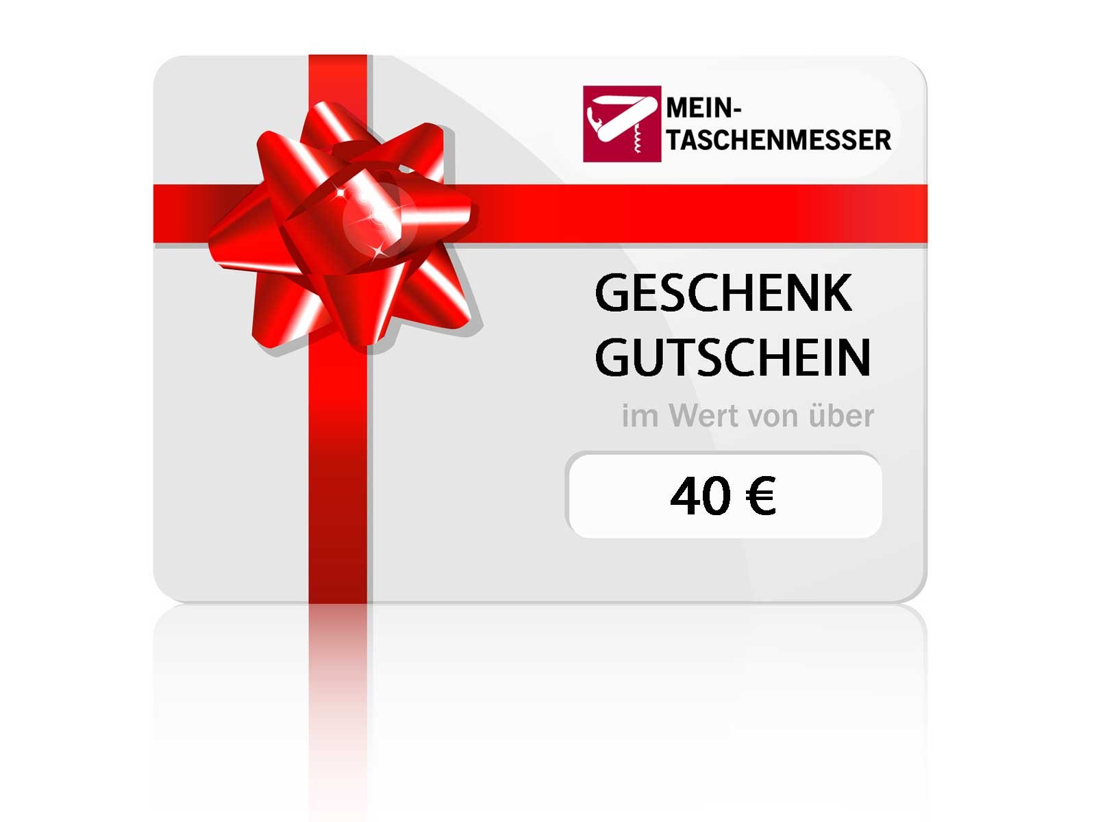 Gutschein 40 Euro Taschenmesser Multitools