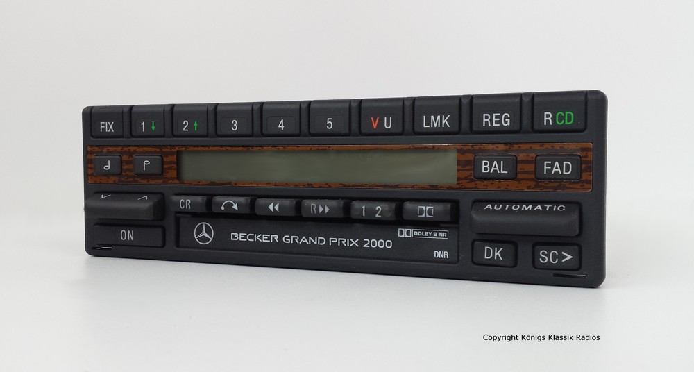 Becker Grand Prix 2000 / 4-Kanal, seltene Ausführung mit Holzdekor ...