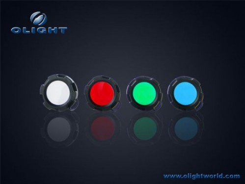 Olight Farb Filter für die M31 M3X M2X SR52 SR51 oder auch Wolf-Eyes ...