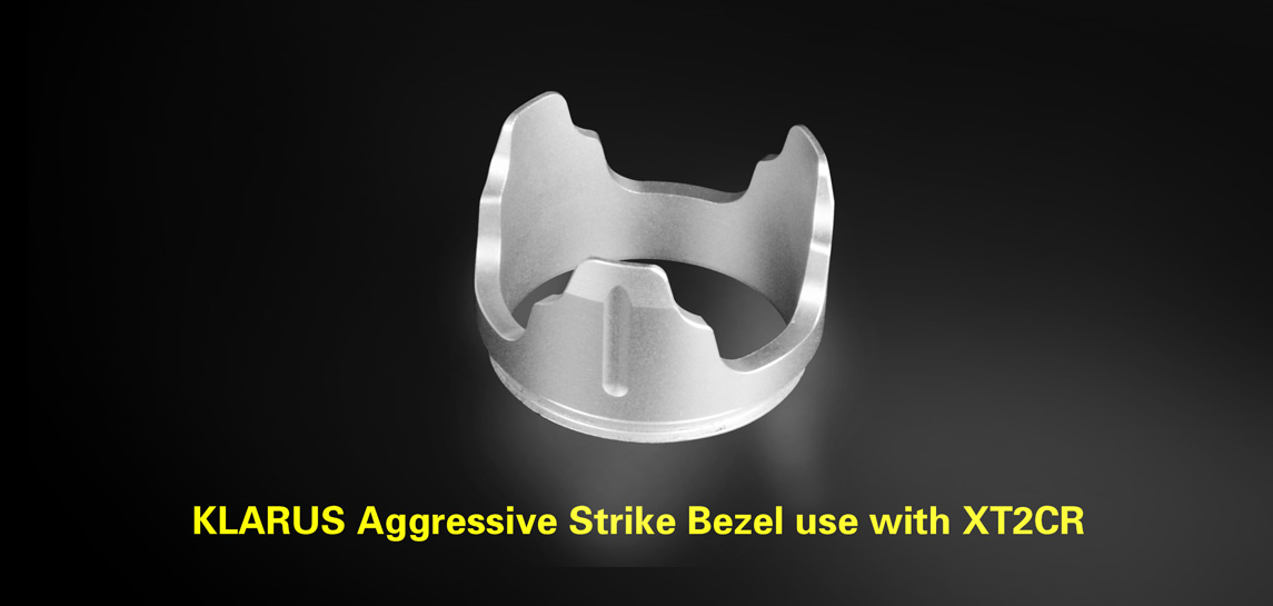 Strike Bezel BZ2 für Klarus XT2CR | selected-lights