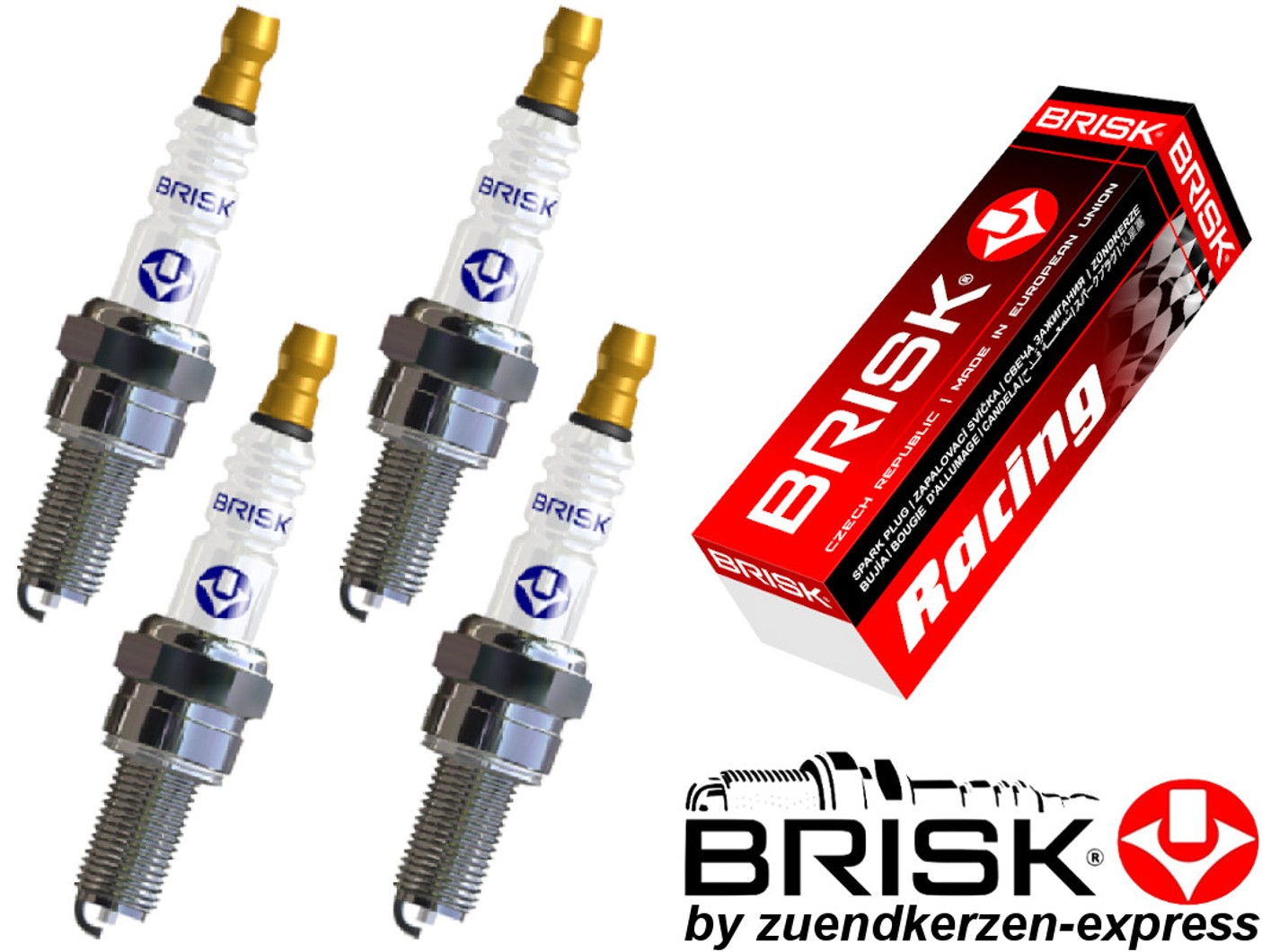 BRISK Silver Racing AR10S-9 1920 Zündkerzen Benzin LPG GPL CNG Autogas ...