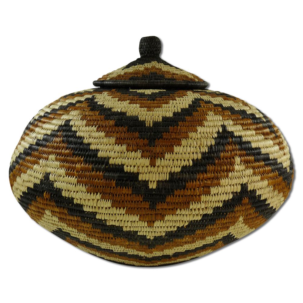 Geflochtener Korb mit Deckel "ukhamba", ca. 36 cm | African Attitude ...