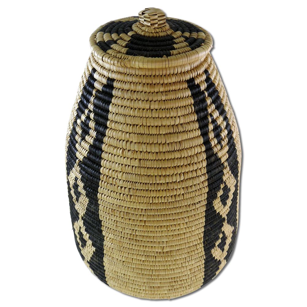 Geflochtener Korb mit Deckel "ukhamba", L | African Attitude | Wir ...