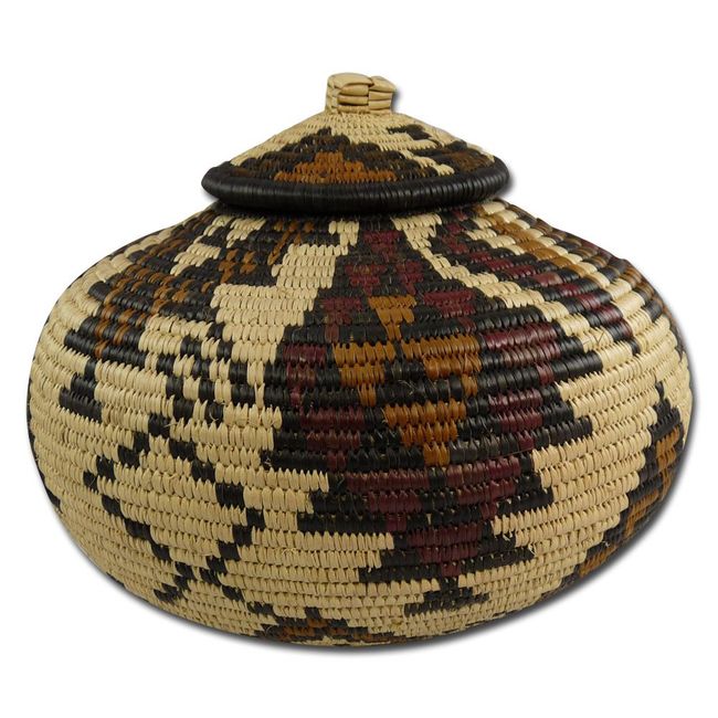 Geflochtener Korb mit Deckel "ukhamba", M | African Attitude | Wir ...