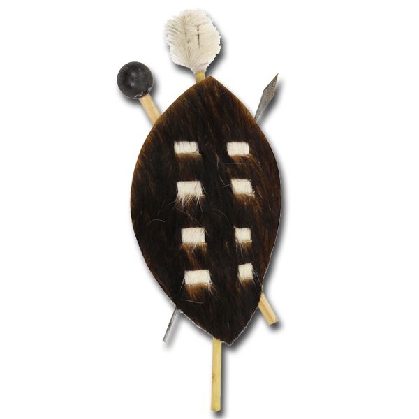 Afrika Deko "Zulu-Schild Mini", ca. 20 cm | African Attitude | Wir ...