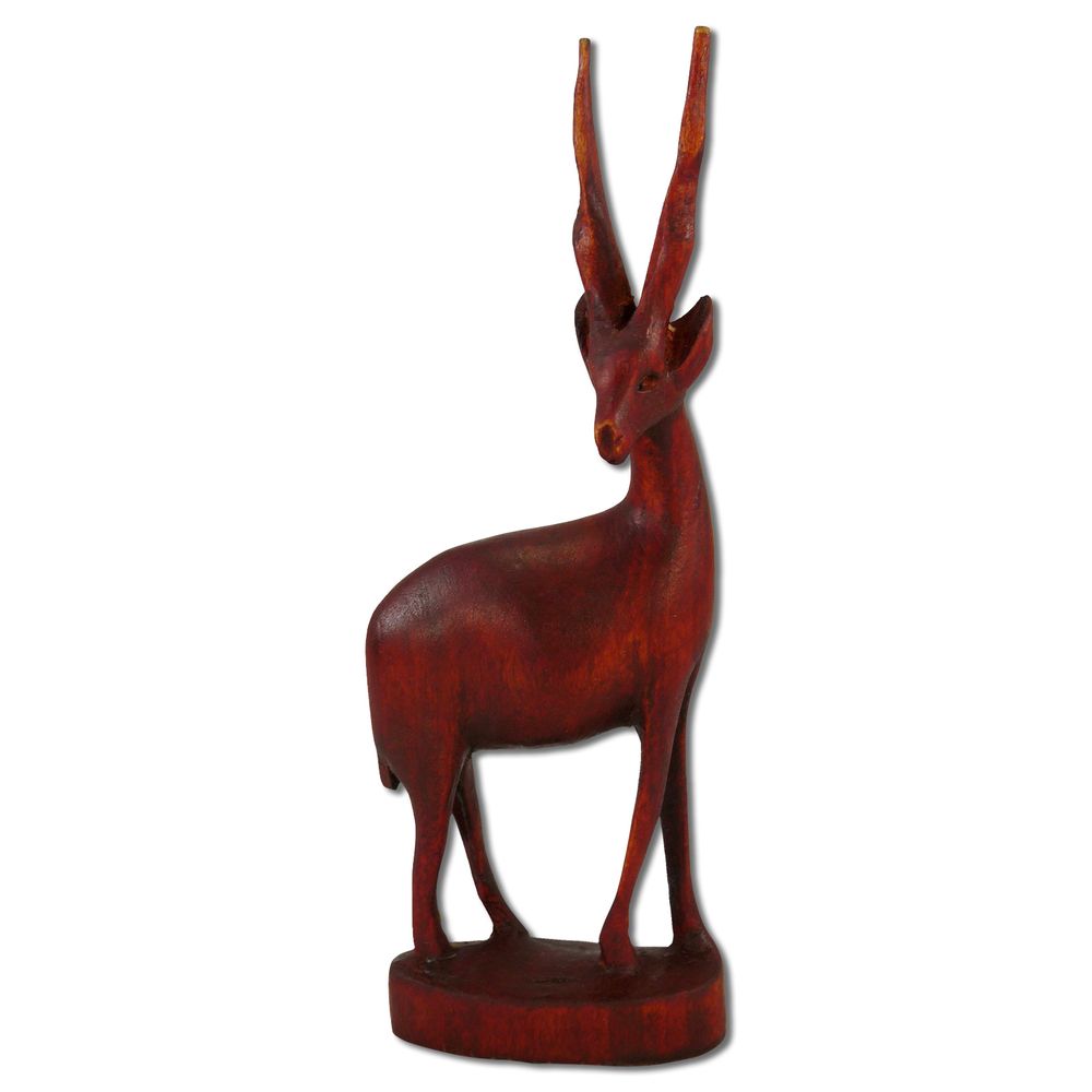 Wooden figure "springbok" | About African Attitude - your Africa Online ...