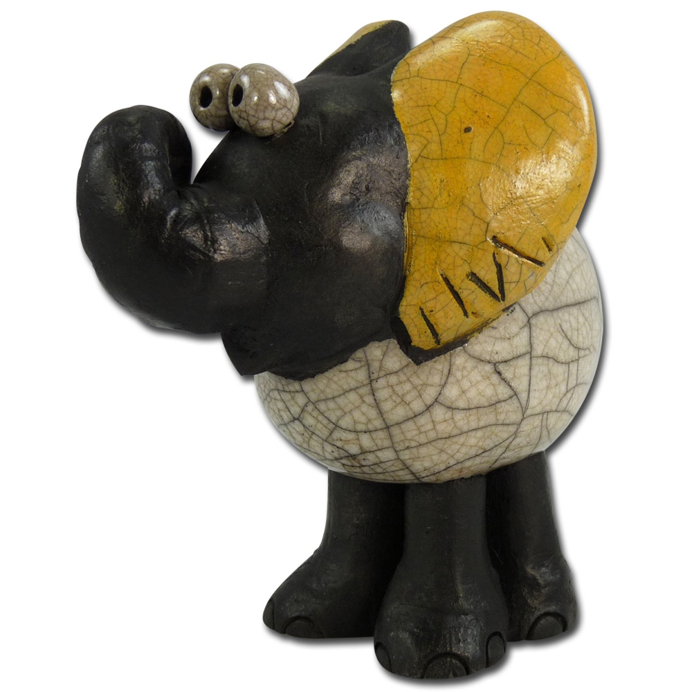 Ceramic figure "Crazy Elephant", small | About African Attitude - your ...