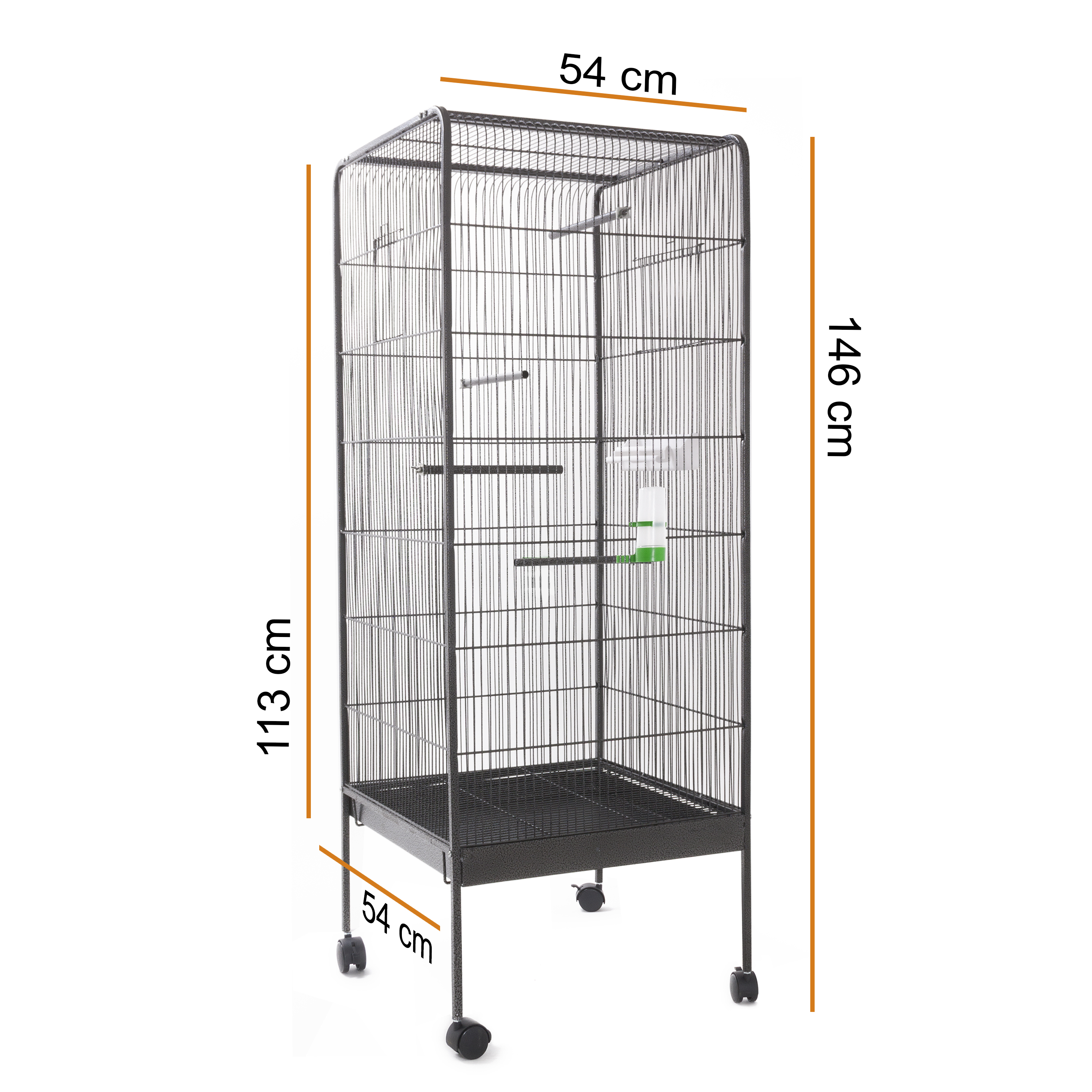 Lovpet® Vogelvoliere Voliere Vogelkäfig Vogelhaus Käfig Vogel Tierkäfig ...