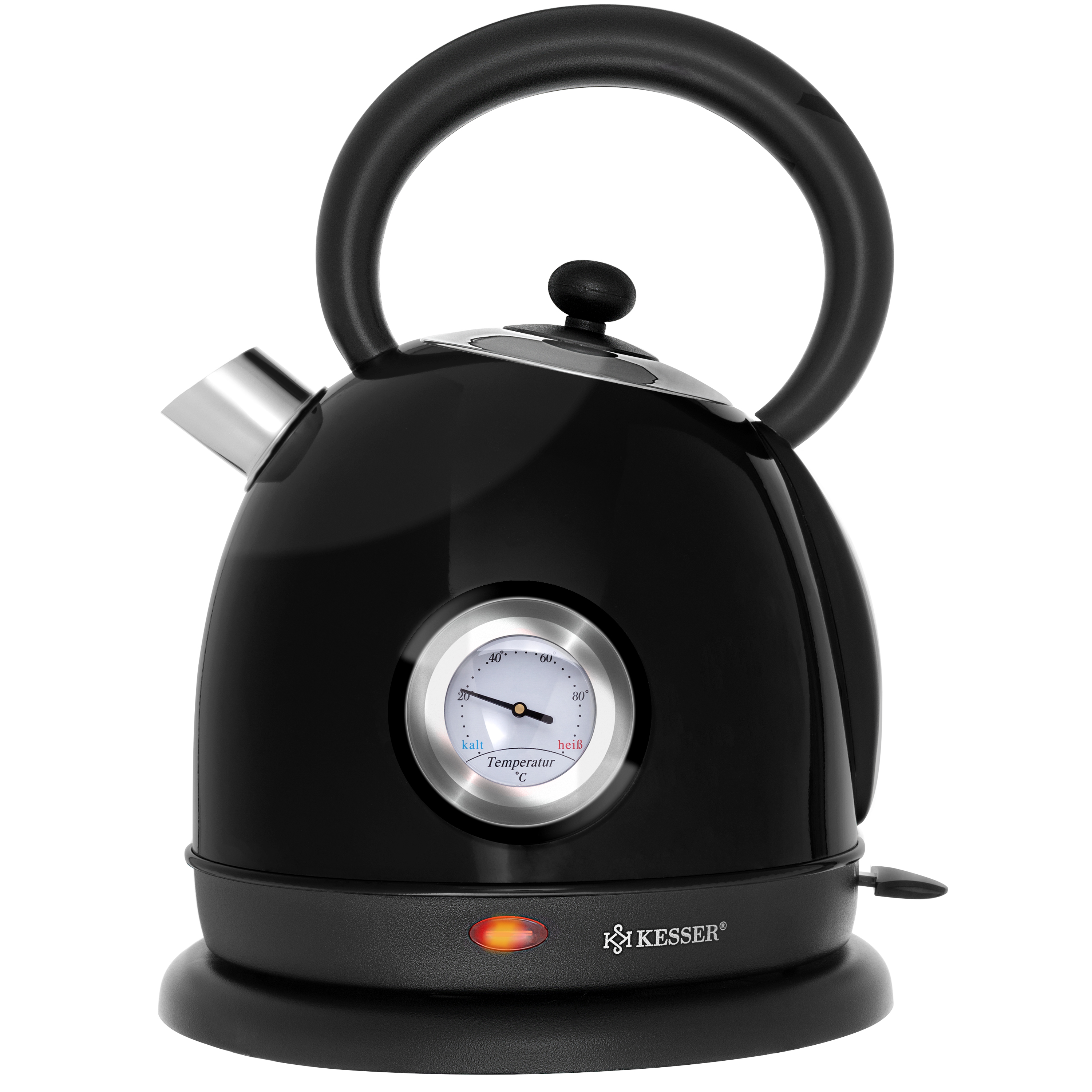 KESSER® Wasserkocher Edelstahl | 2200W | BPA frei | 1,8 Liter | Retro ...