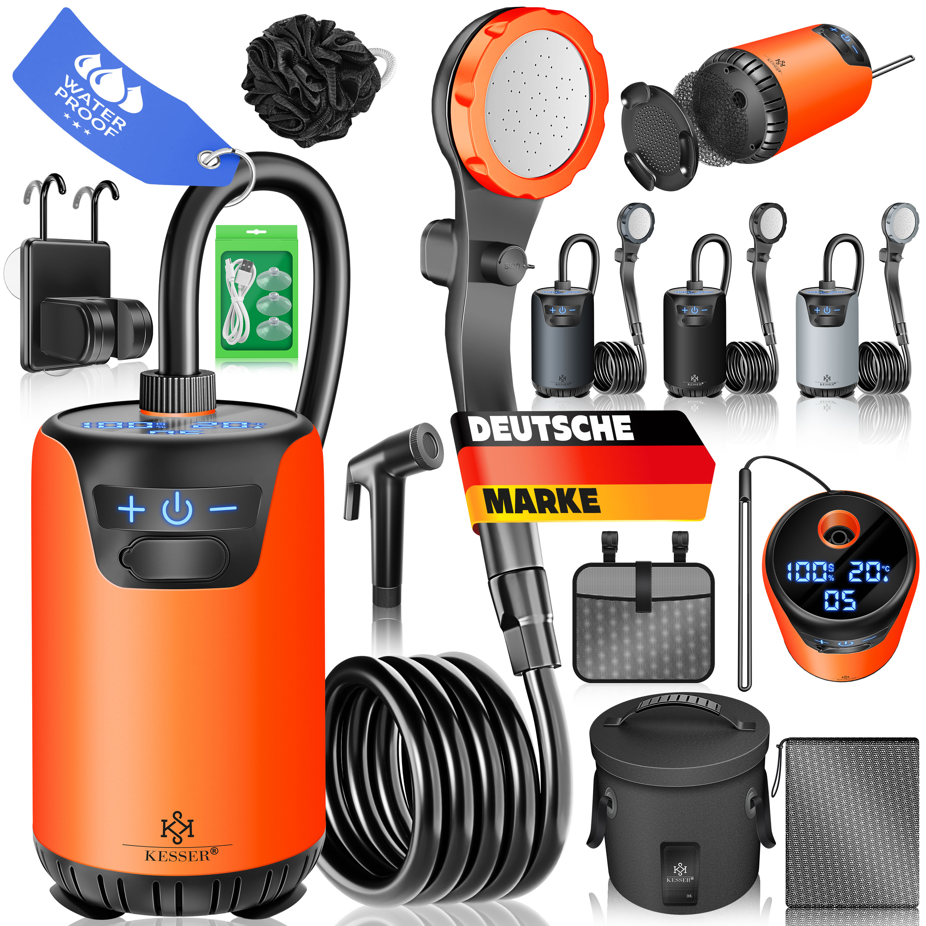 Camping Mobile Dusche