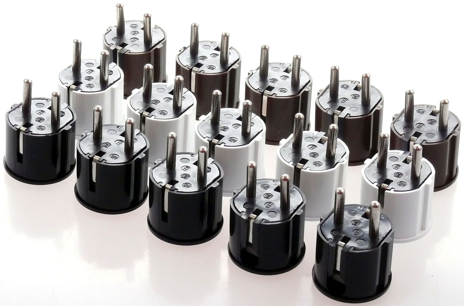 Winkelstecker Schukostecker Schuko Stecker Schutzkontaktstecker Duroplast