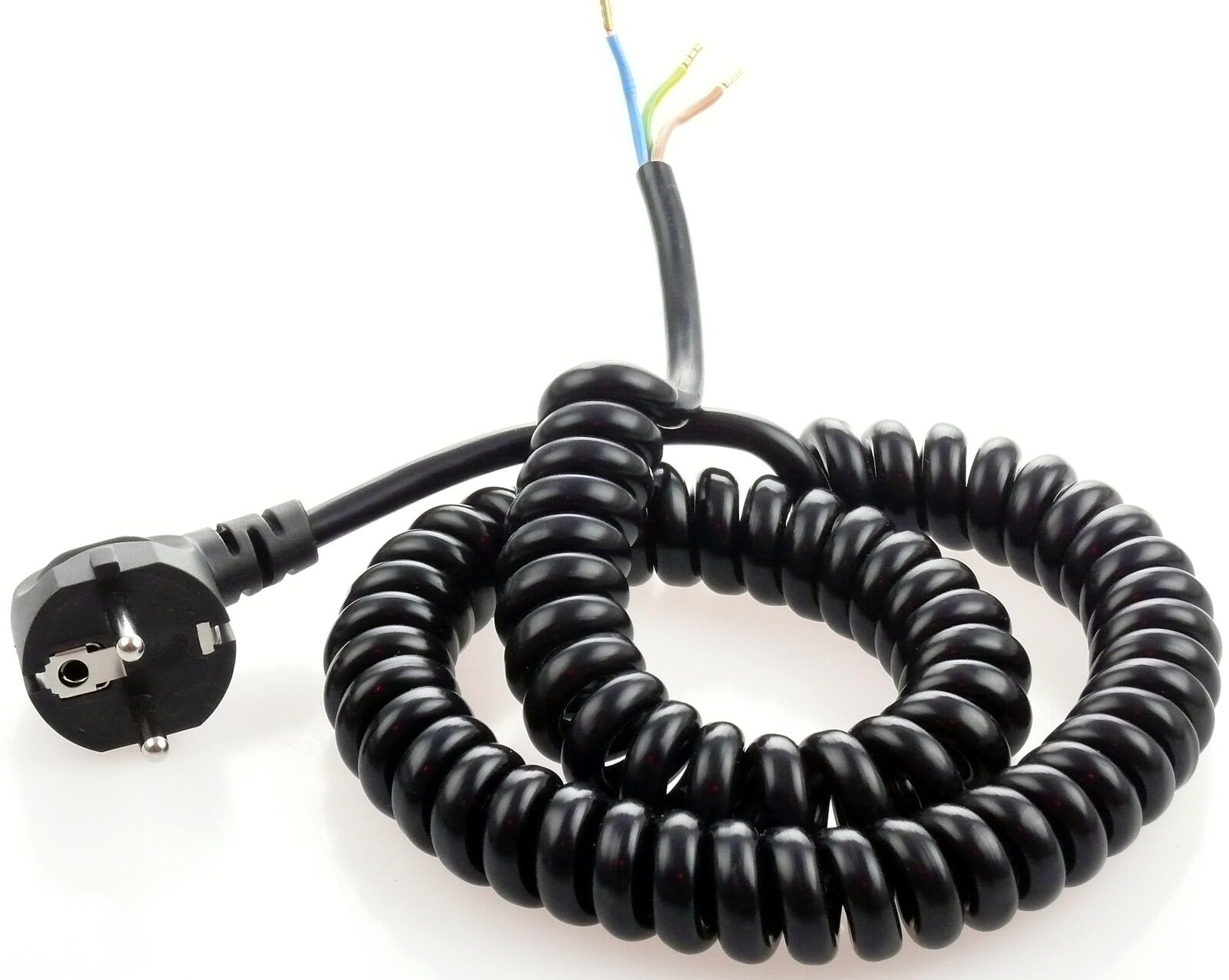 Wendelleitung Spiralkabel Anschlusskabel Geräteanschluss mit ...
