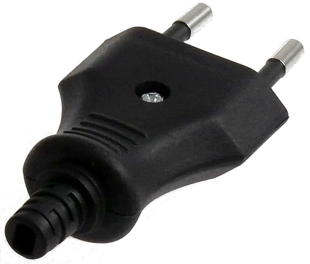 Eurostecker Eurokupplung 2-polig Flach Europa Stecker / Kupplung zum ...