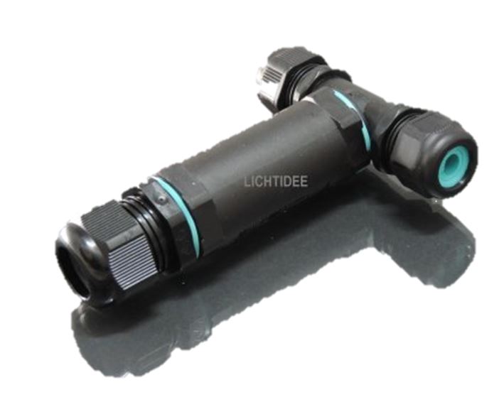 6xT-Stück Y-Stück wasserdicht 5polig Muffe Erdkabel Verbinder IP68 230V ...