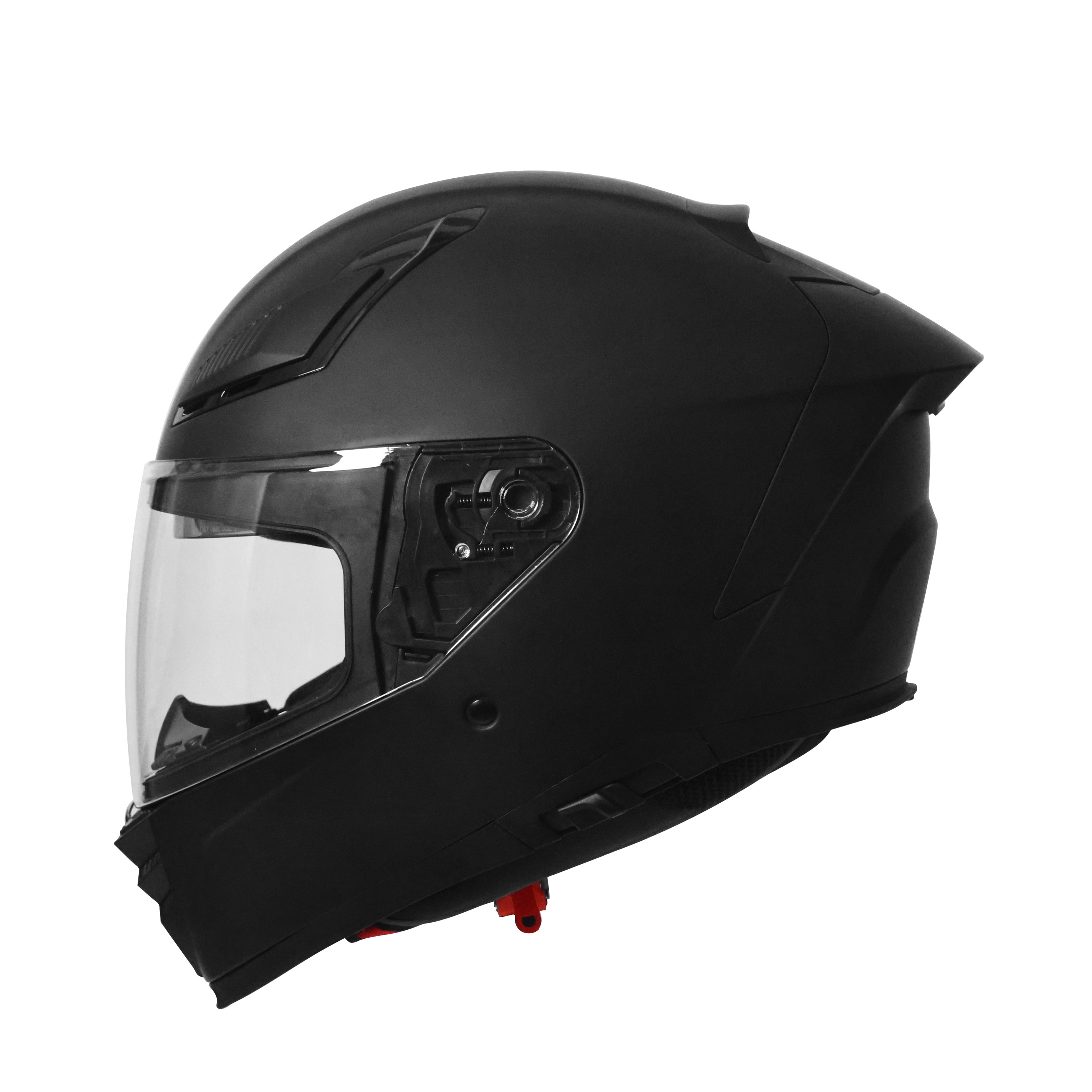 Motorrad Integralhelm mit Sonnenvisier schwarz matt Grösse 61 | GONSER.CH