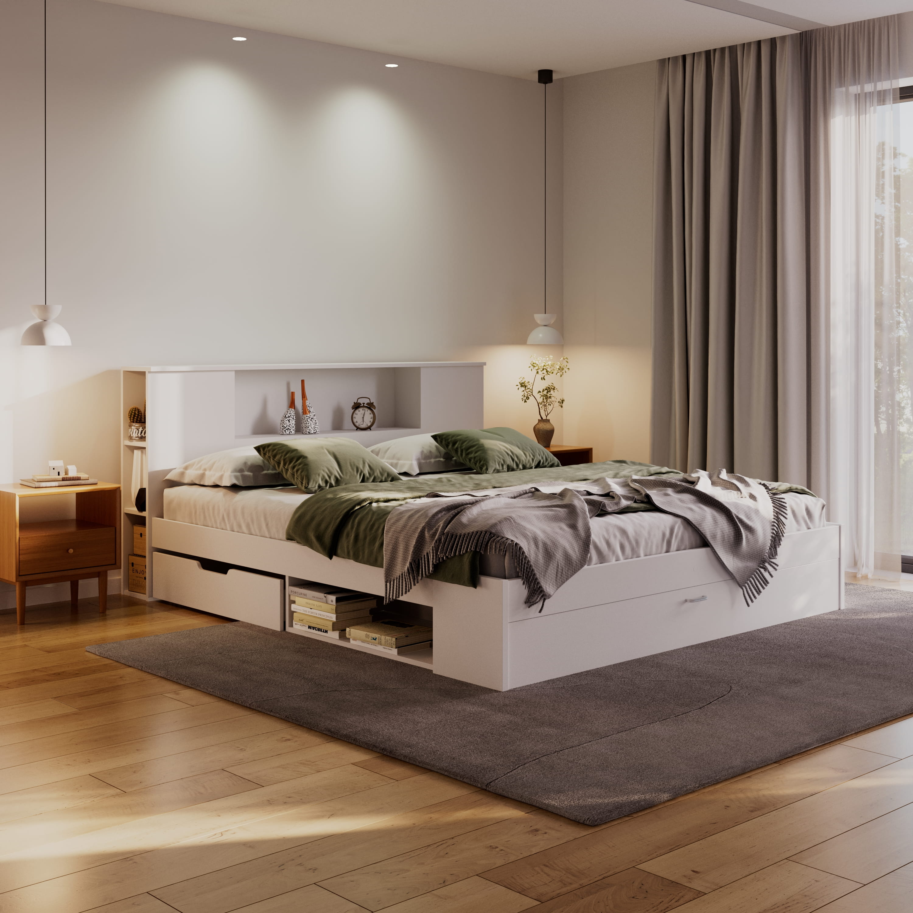 Bett 180 X 200 Mit Stauraum