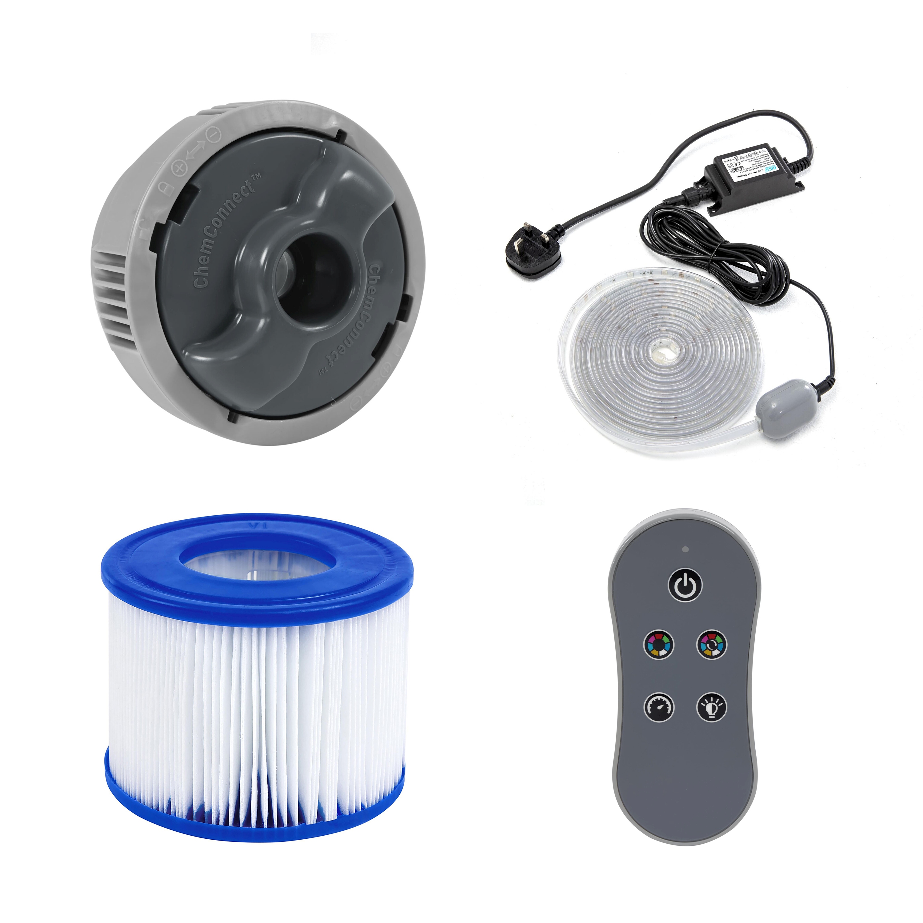 Bestway Whirlpool Lay-Z-Spa HOLLYWOOD LED 6 Personen | Online Shop ...