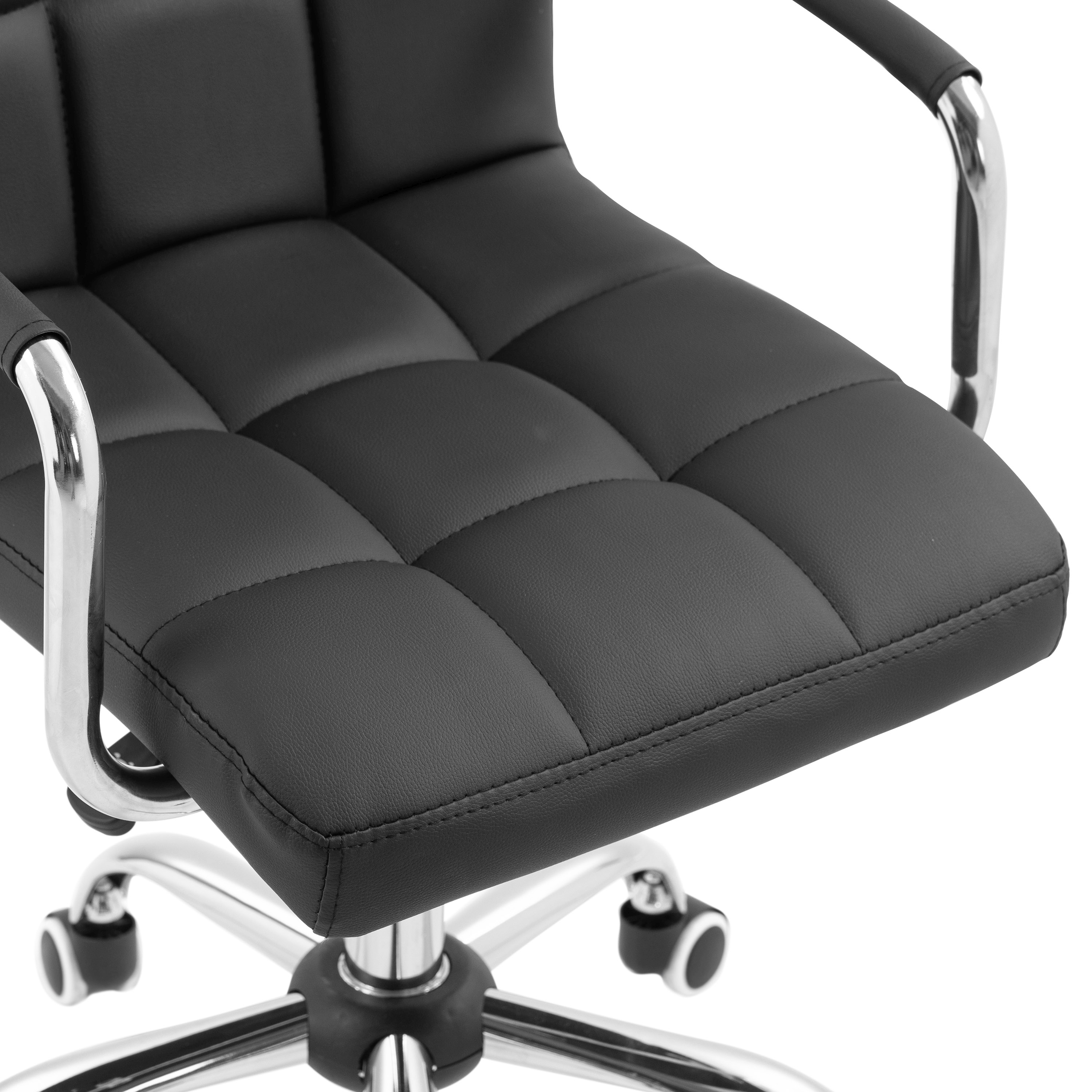 Burostuhl Leder Schwarz