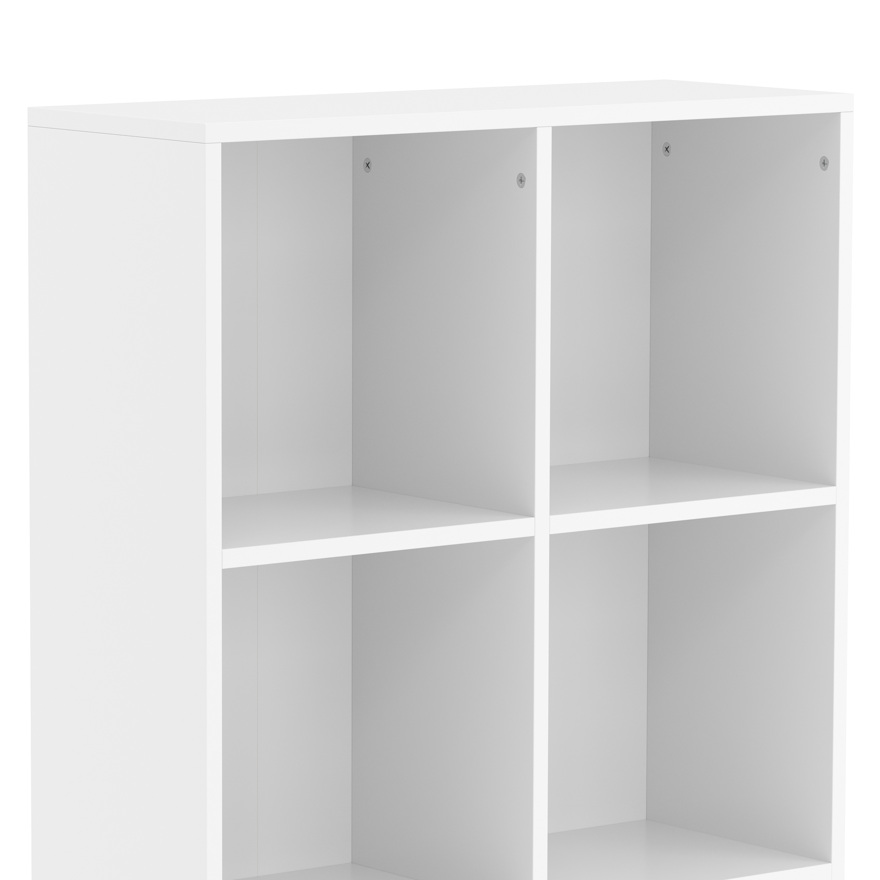 Bücherregal KLER 6 Fächer 65 x 98 cm weiss | GONSER.CH