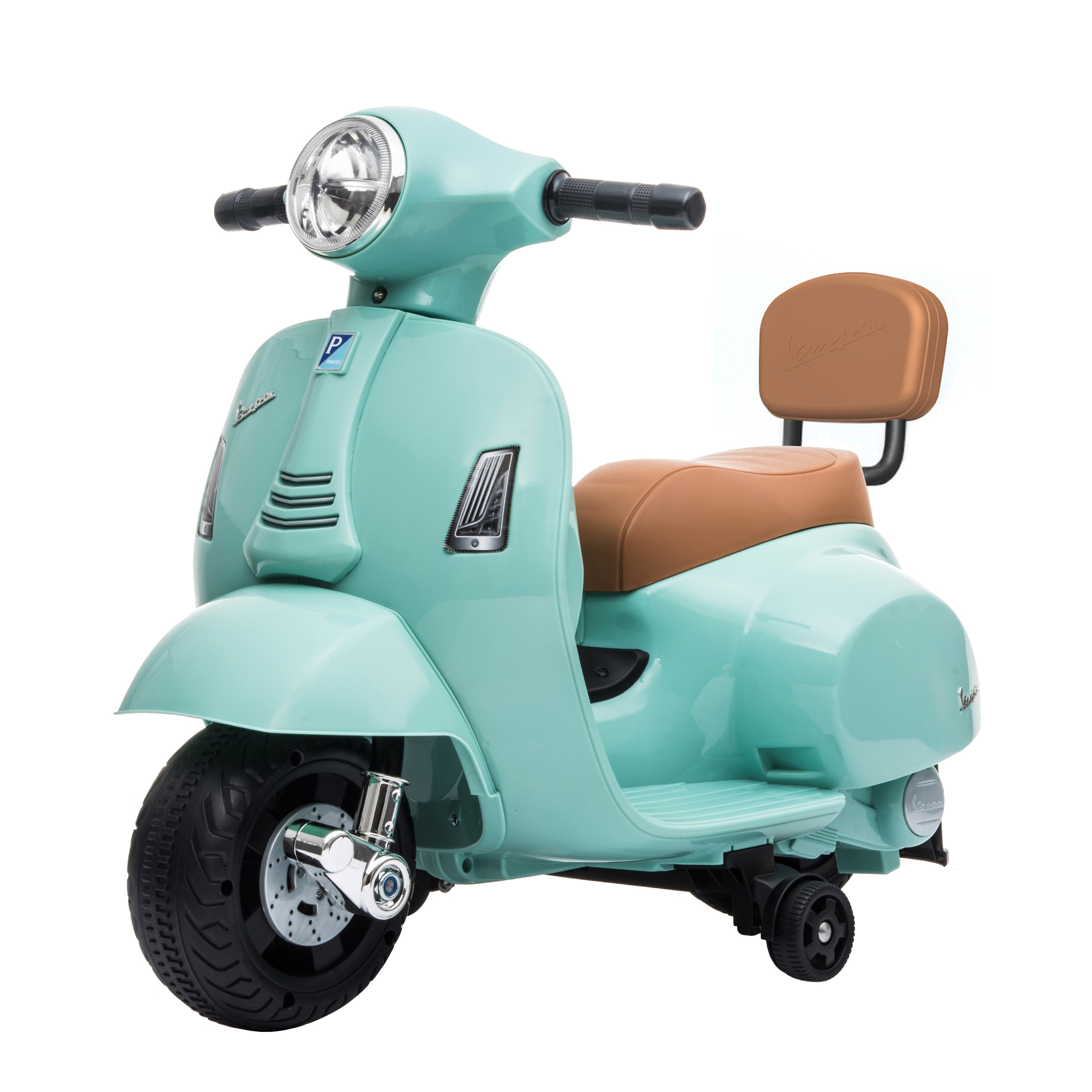 Electric scooter kids Vespa mint | Online Shop Gonser - Sicher ...