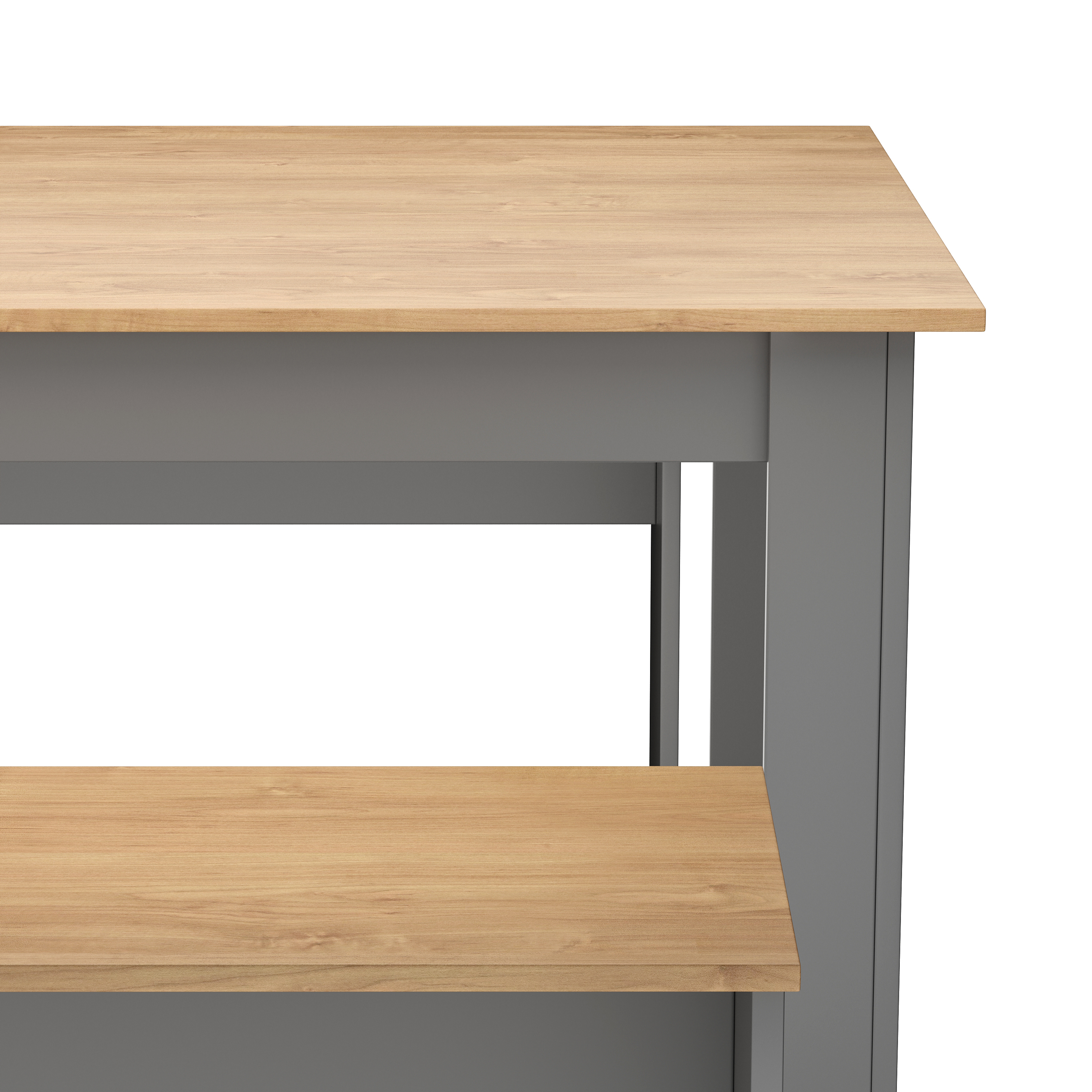 Essgruppe BRENO 3-teilig anthrazit/braun | GONSER.CH