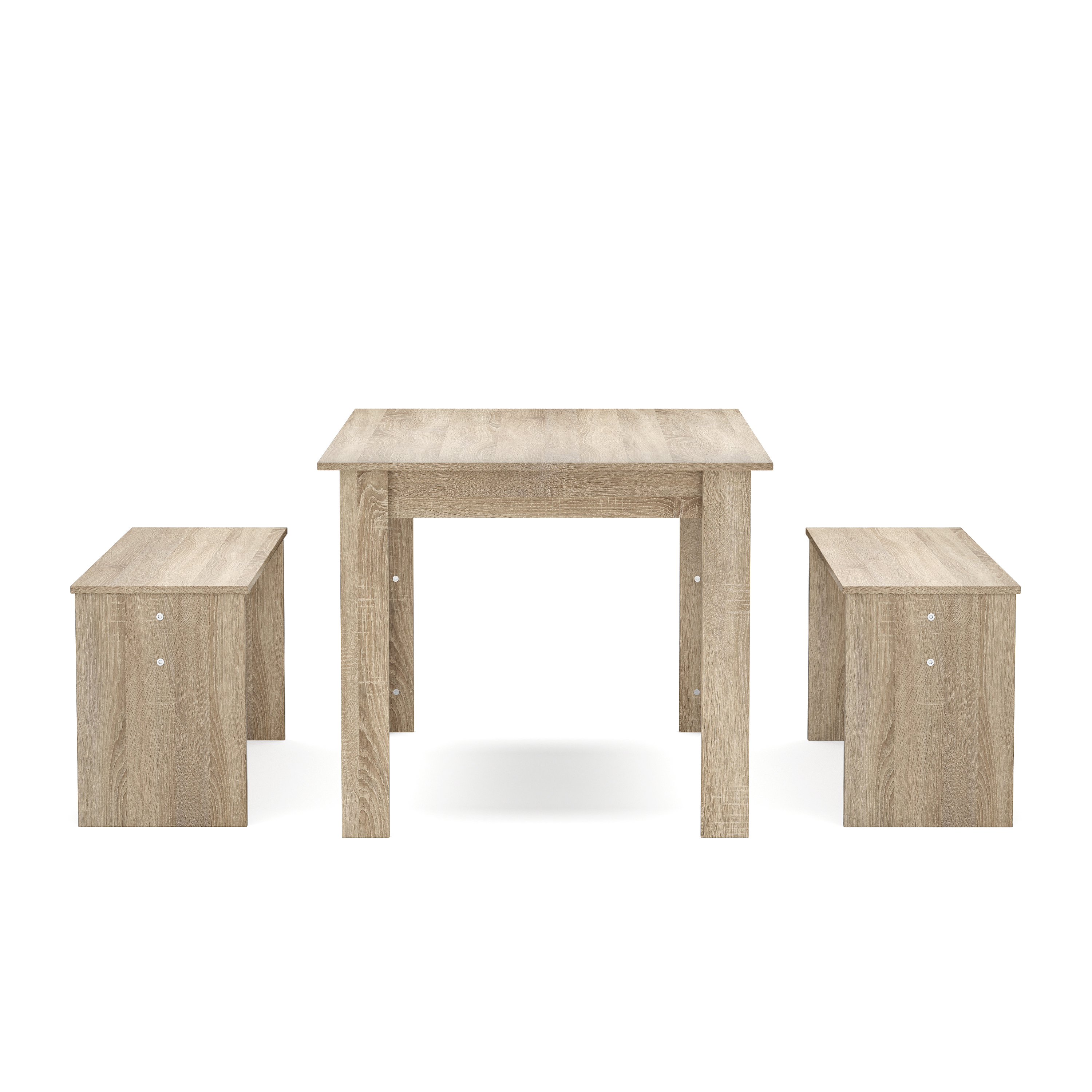 Essgruppe BRENO 3-teilig hellbraun | GONSER.CH