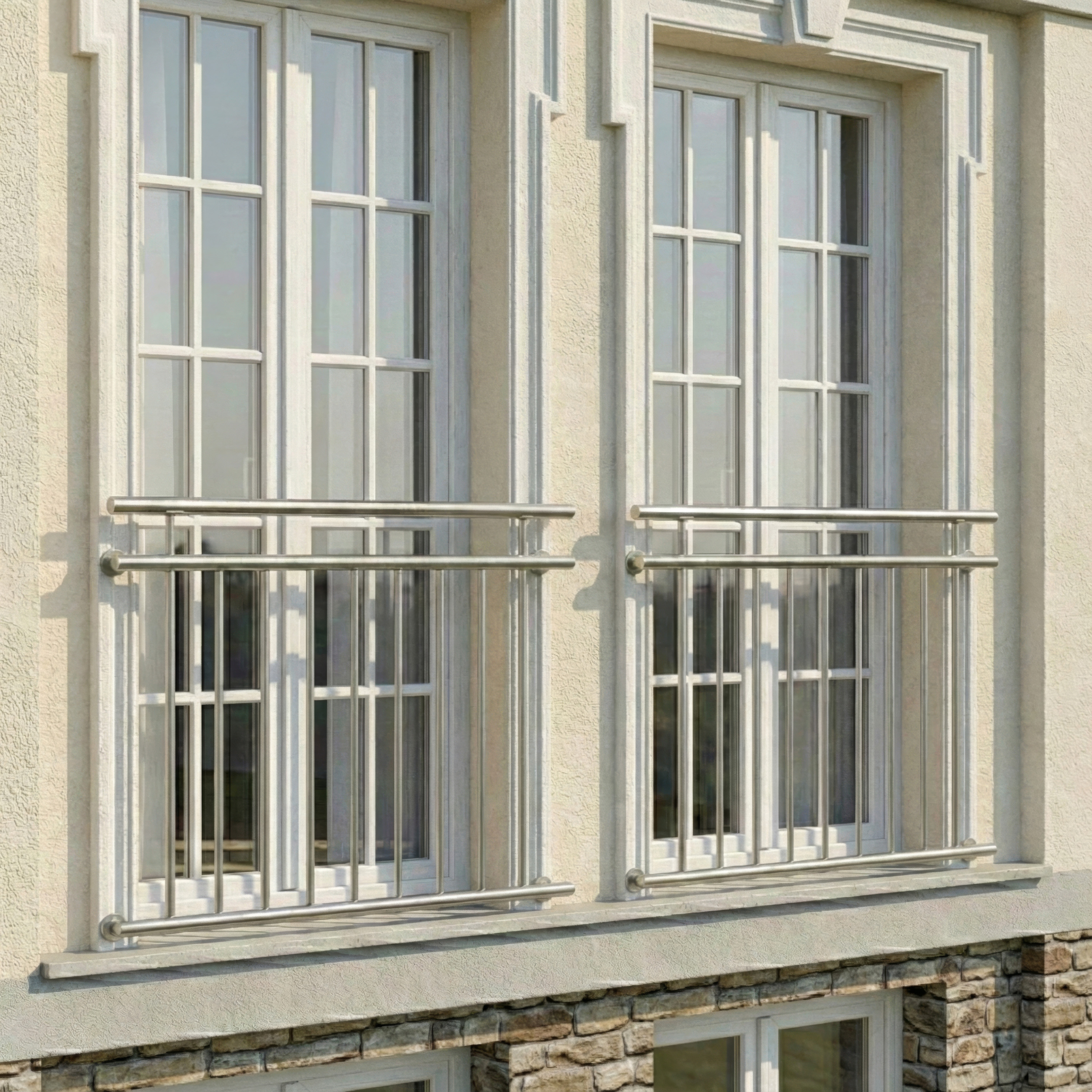 Garde-corps balcon français en inox 100 x 90 cm | Gonser.ch | Magasin ...