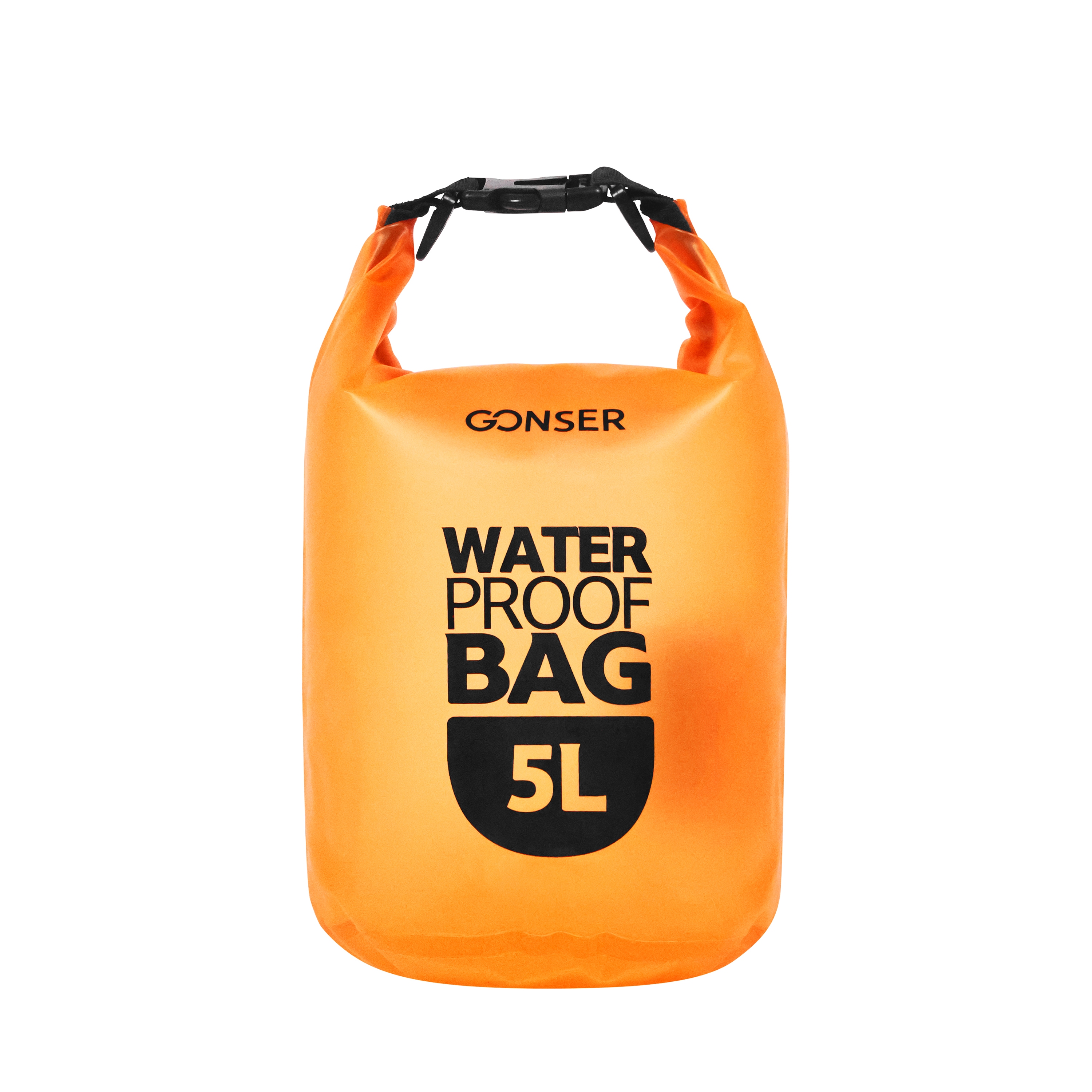 Dry Bag waterproof bag transparent orange 5L | Online Shop Gonser ...