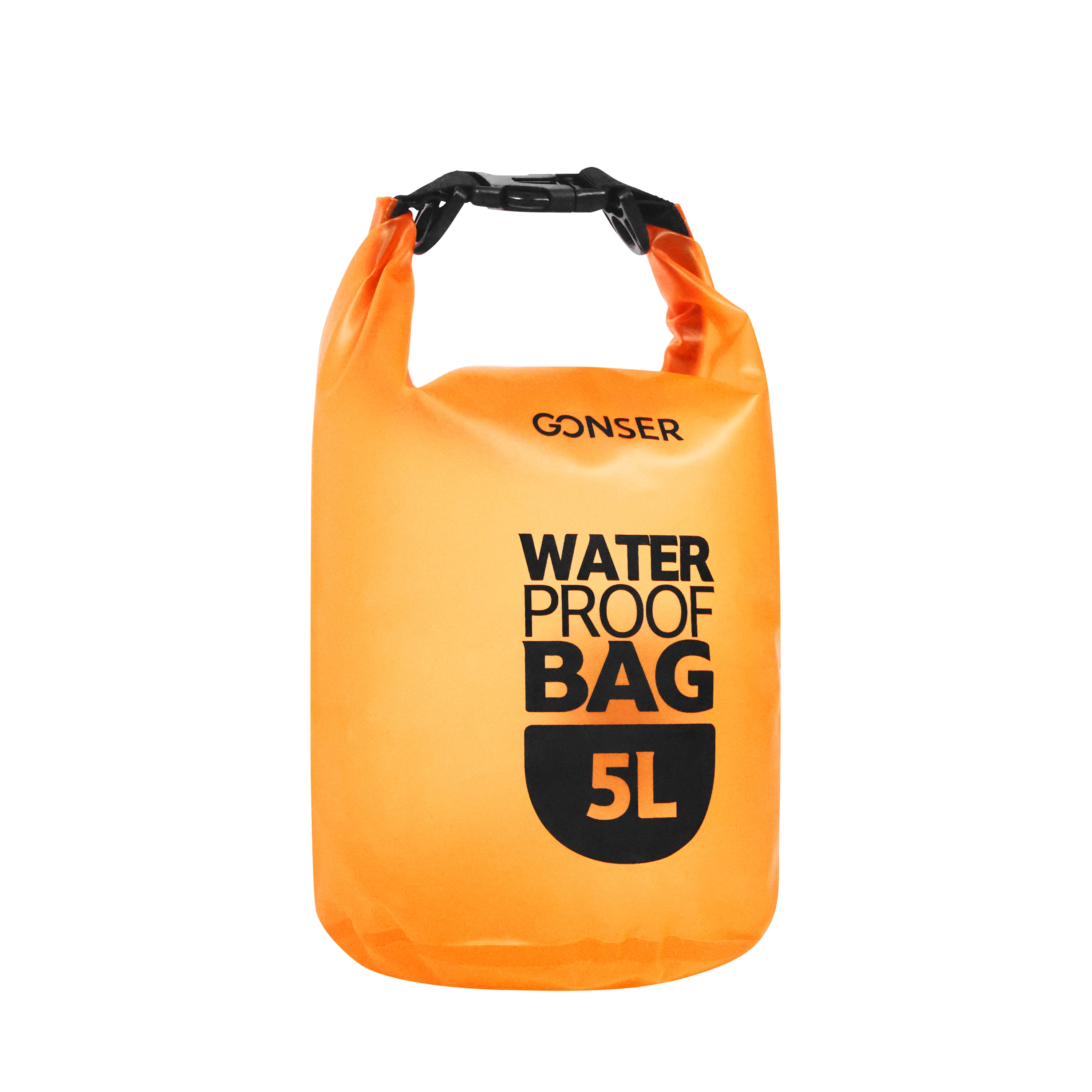 Dry Bag waterproof bag transparent orange 5L | Online Shop Gonser ...