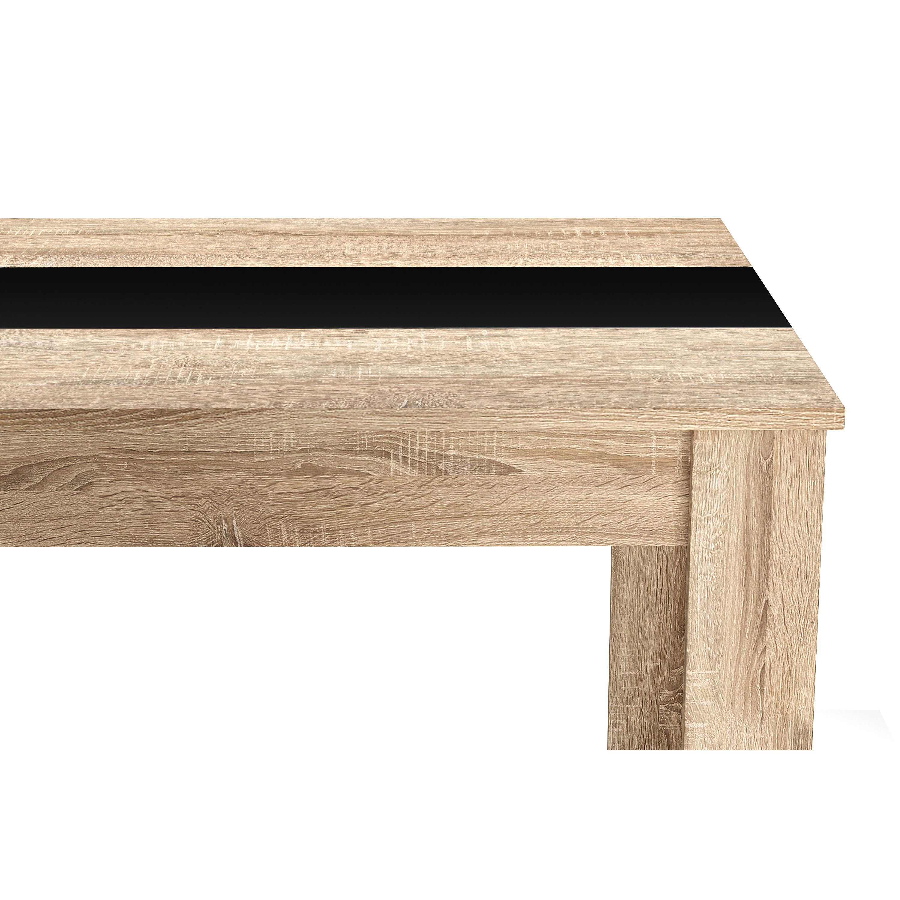 Table de salle à manger ACCENT avec plateau réversible 140 x 80 cm brun ...