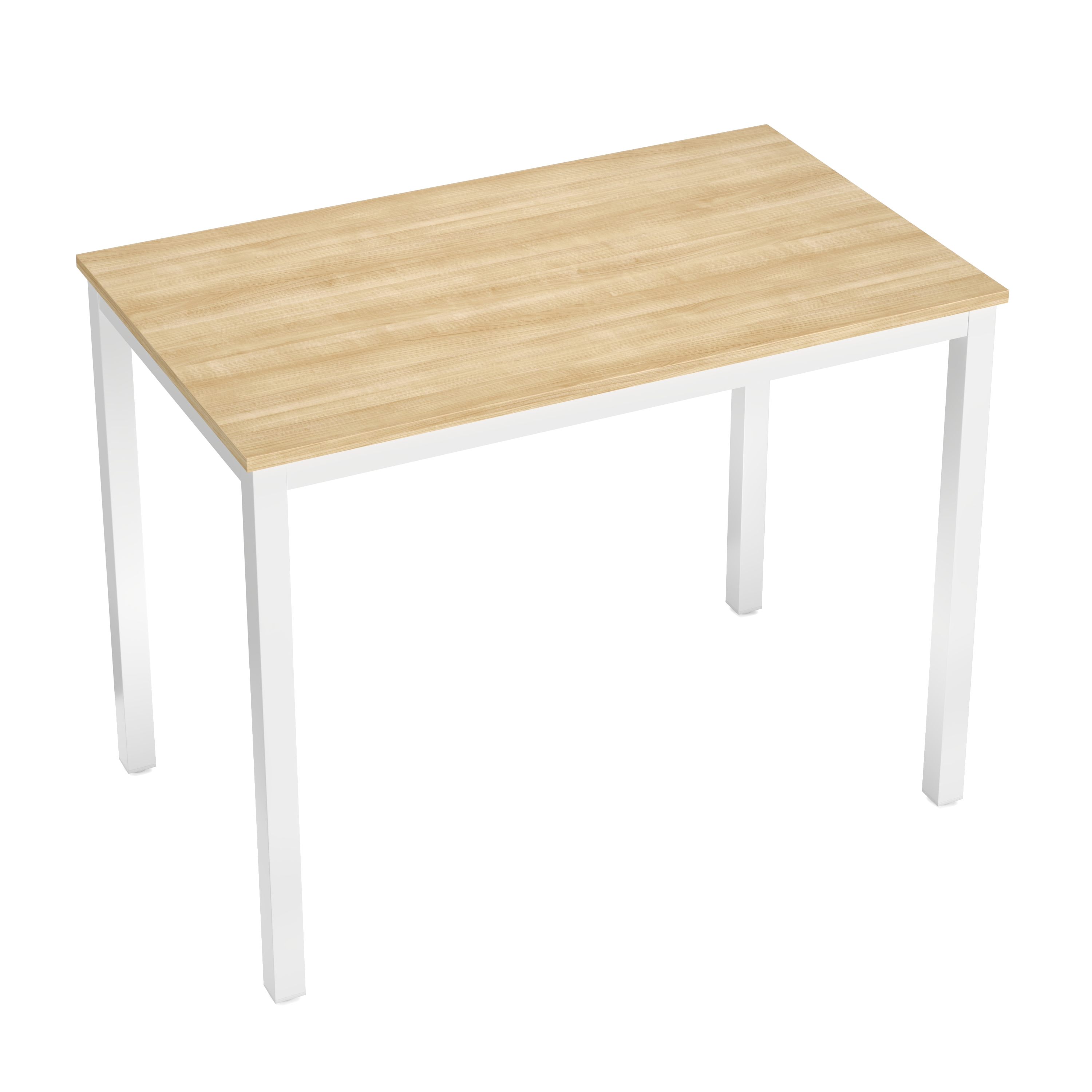 Schreibtisch THEO 100 x 60 x 75 cm braun/weiss | GONSER.CH