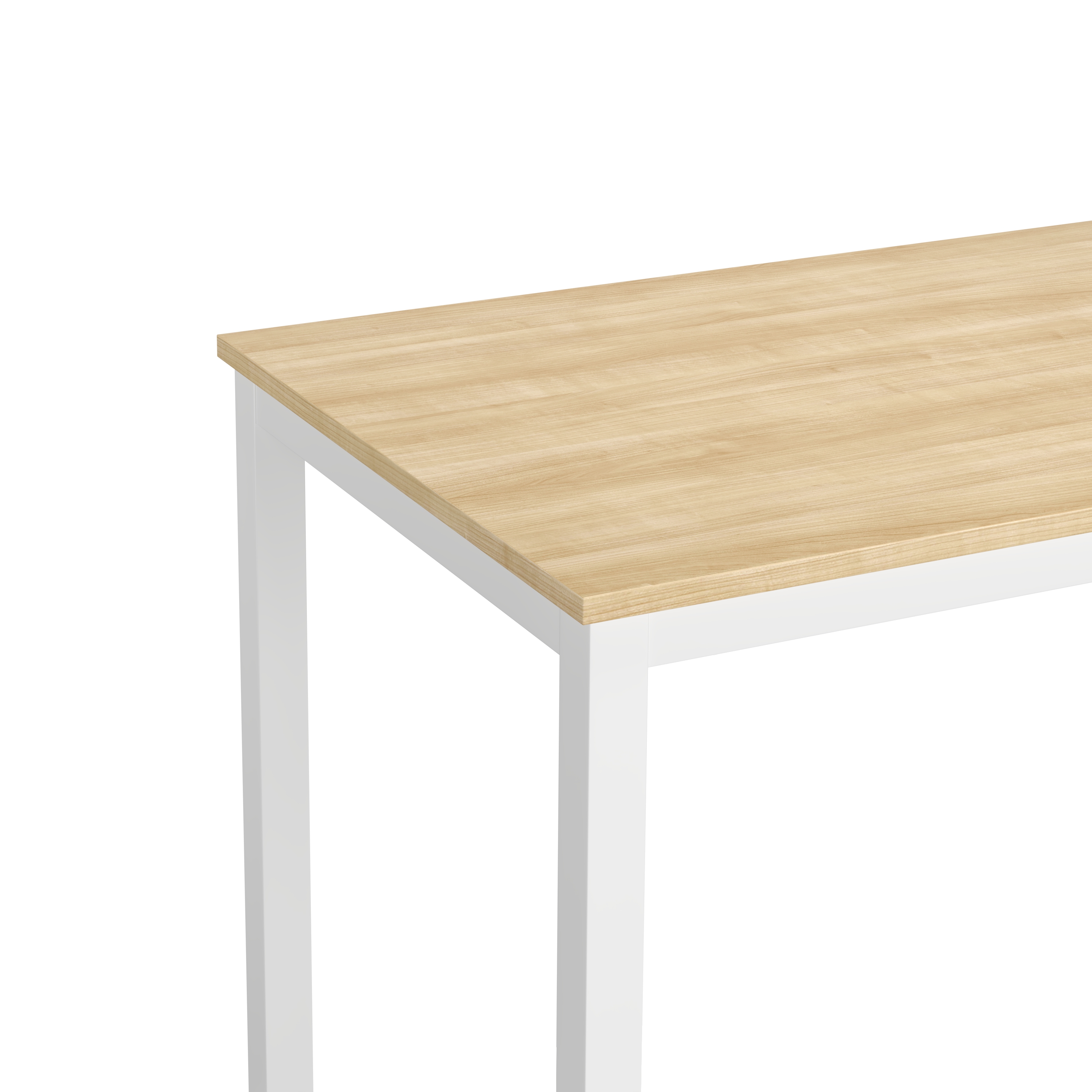 Schreibtisch THEO 100 x 60 x 75 cm braun/weiss | GONSER.CH