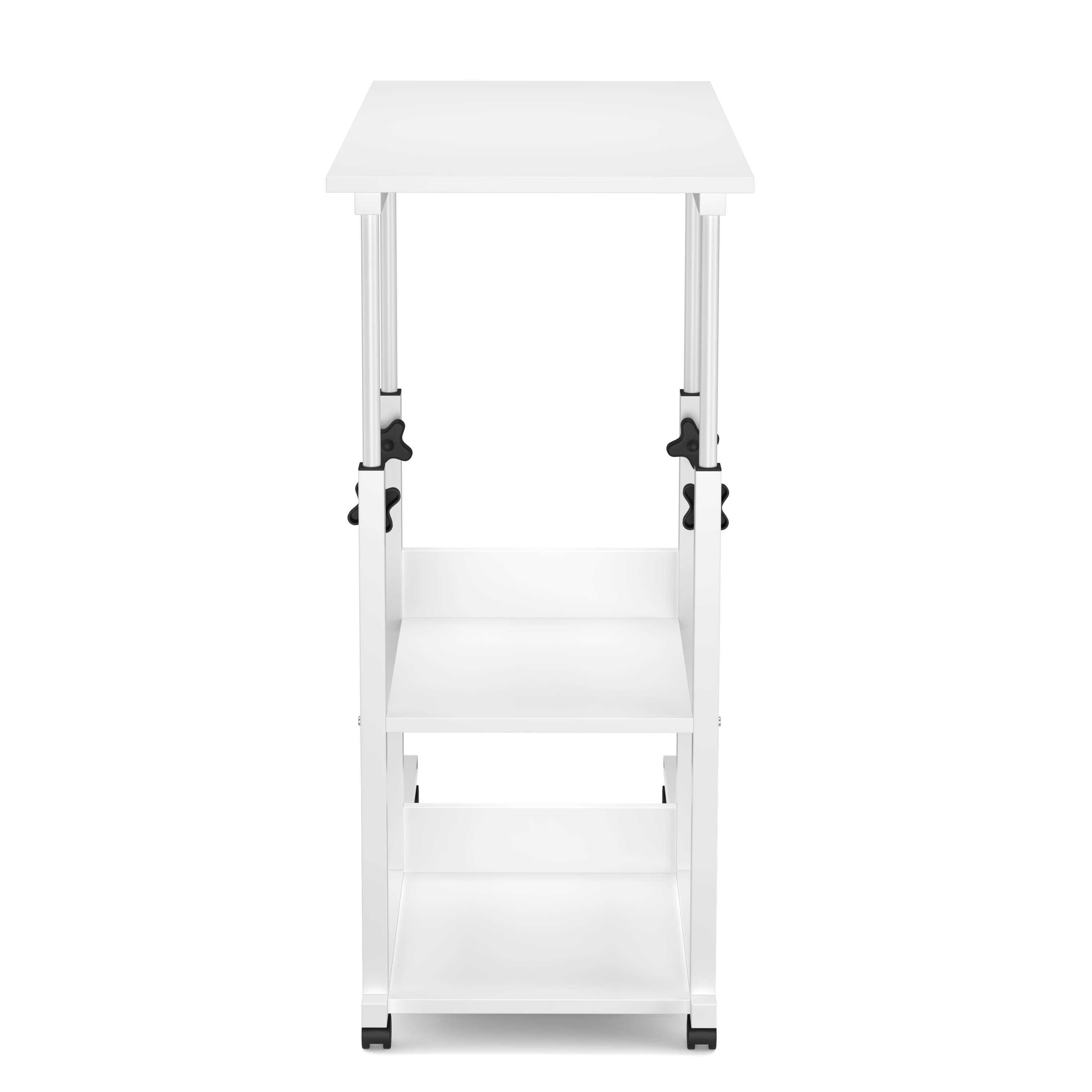 Laptoptisch auf Rollen ROWAN 80 x 40 cm weiss | GONSER.CH