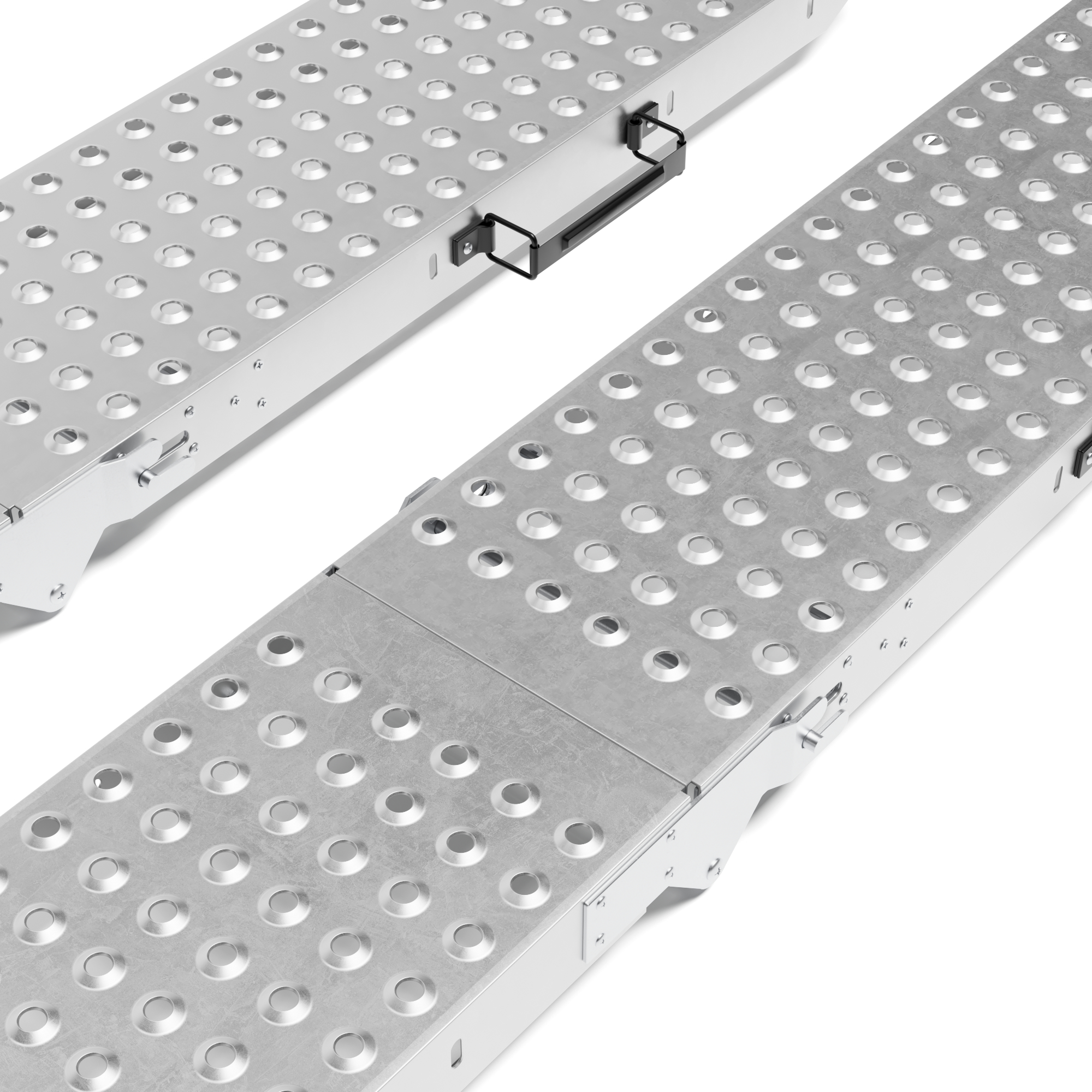 Auffahrrampe faltbar 160 x 22.5 cm 2er Set | GONSER.CH