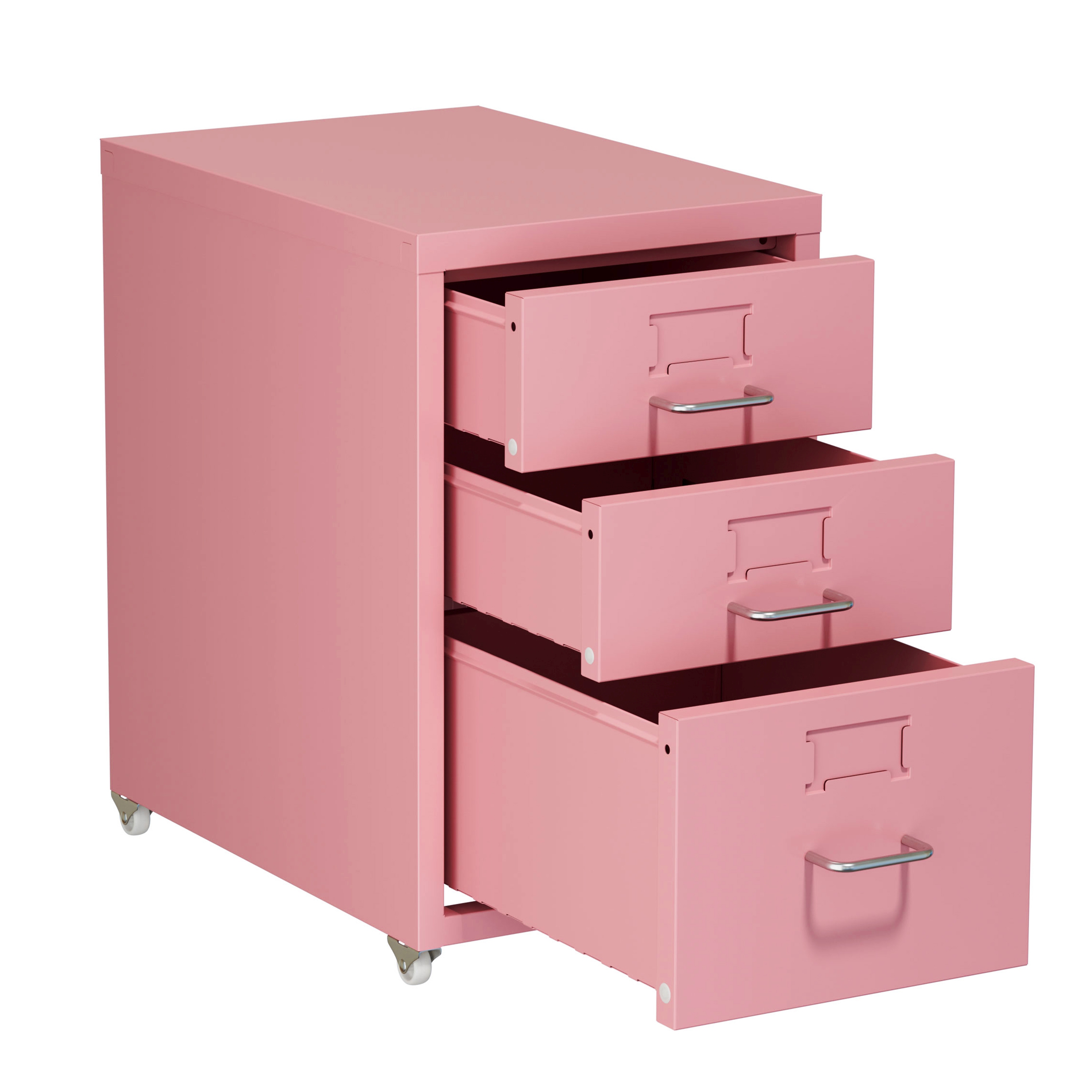Korpus CUBIX 3 Schubladen rosa | GONSER.CH