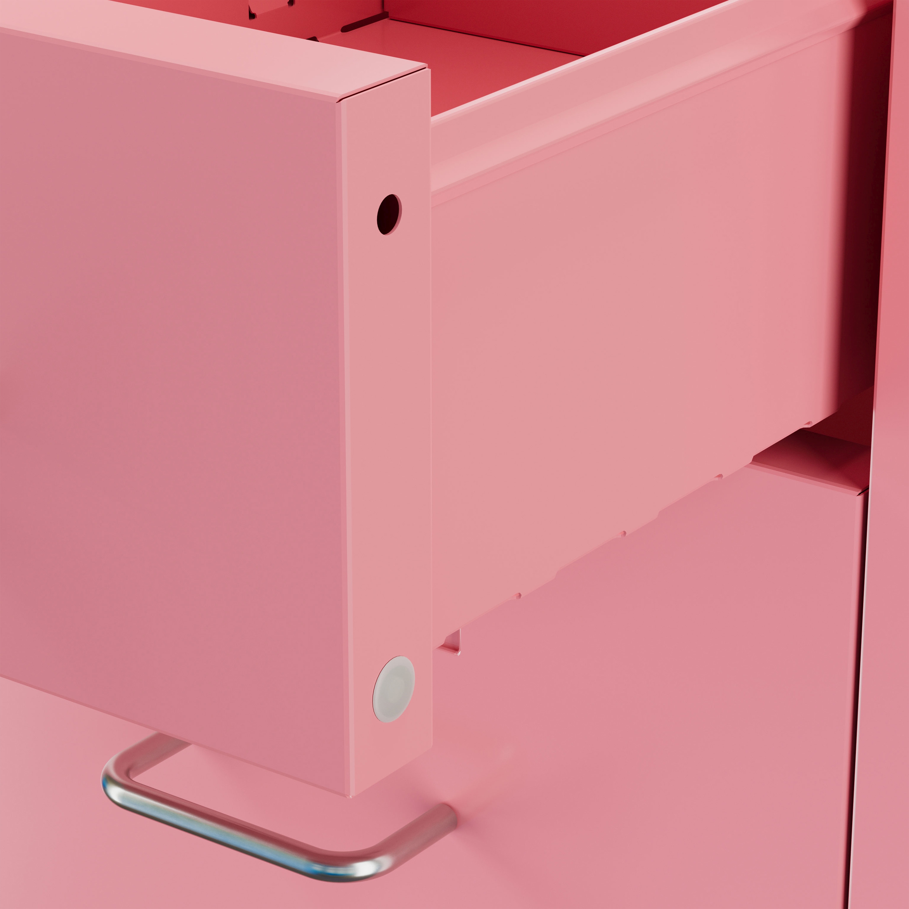 Korpus CUBIX 3 Schubladen rosa | GONSER.CH