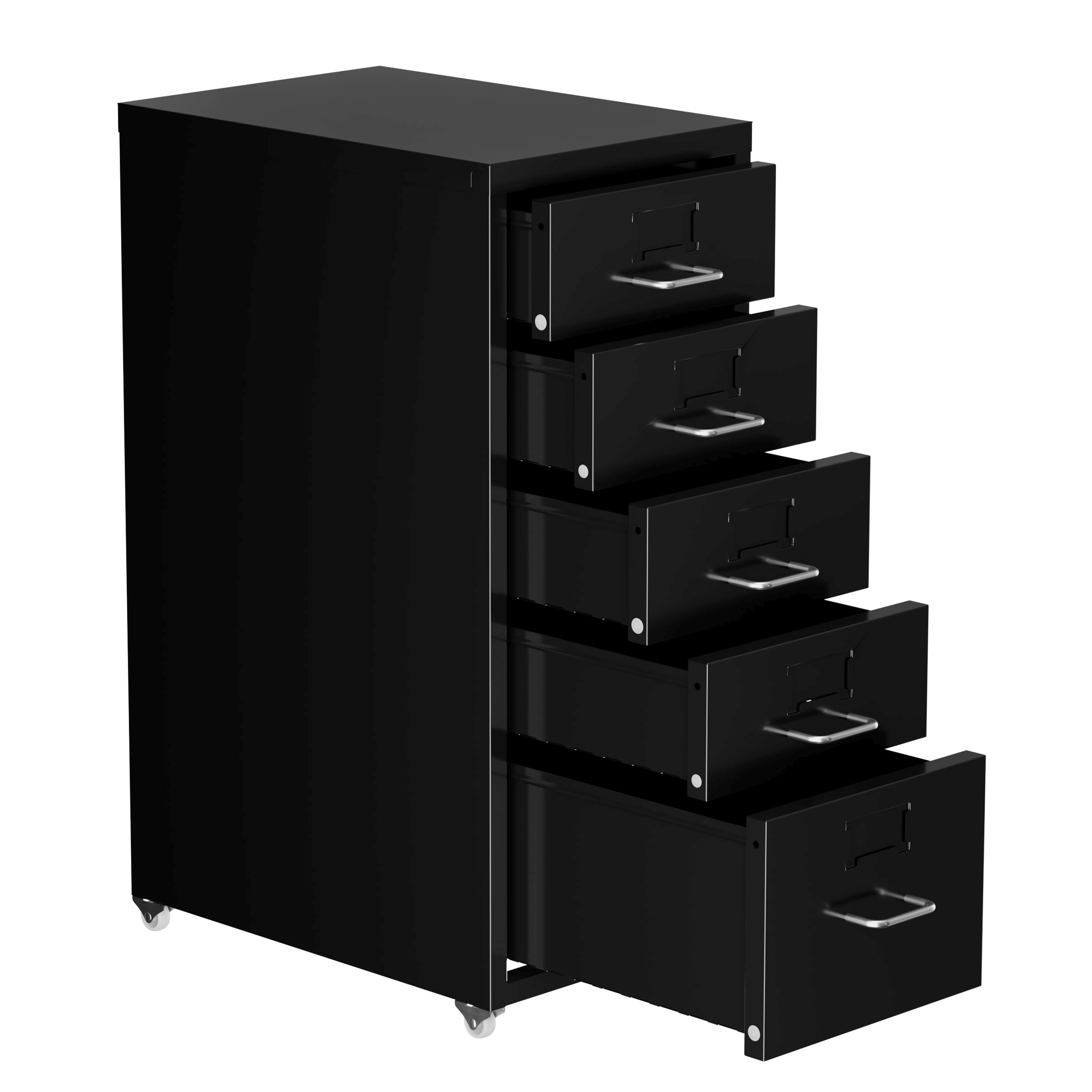Korpus CUBIX 5 Schubladen schwarz | GONSER.CH