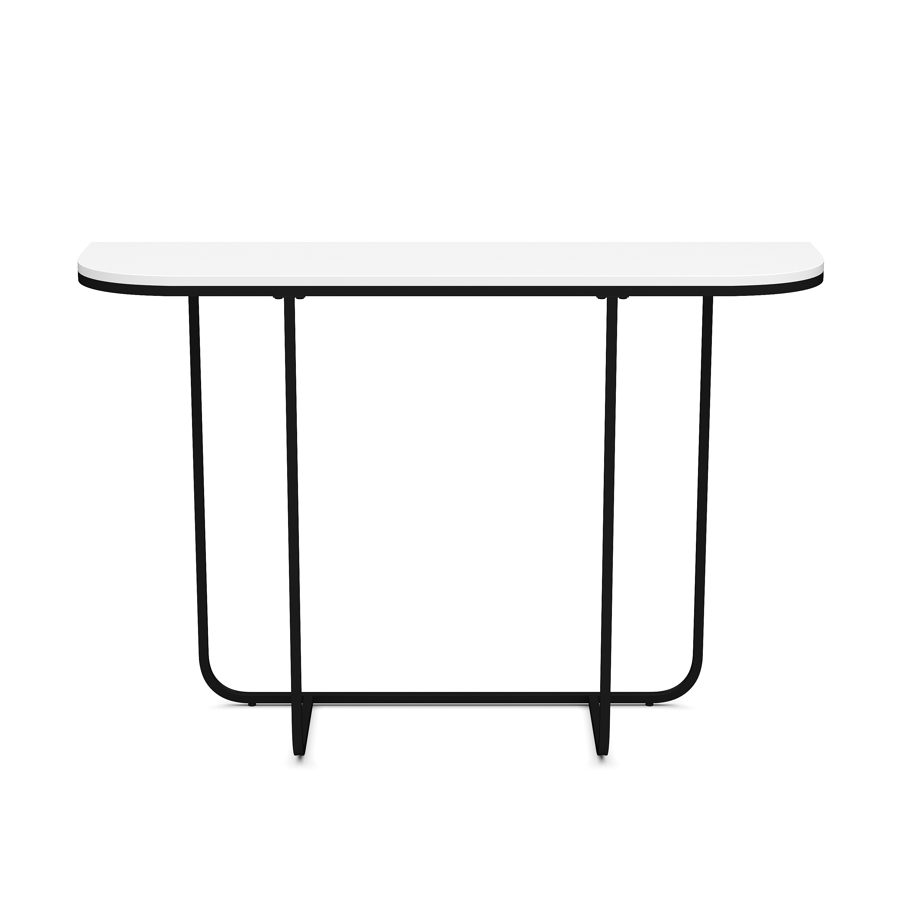 Konsolentisch ZANE 112 x 76 cm weiss/schwarz | GONSER.CH