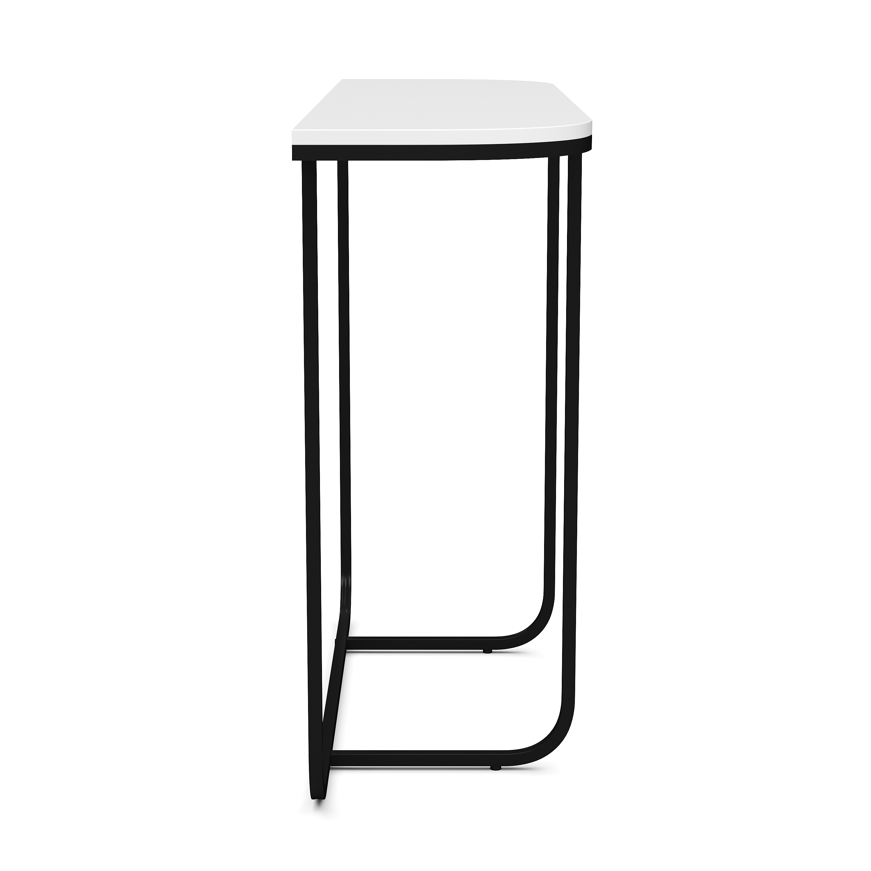 Konsolentisch ZANE 112 x 76 cm weiss/schwarz | GONSER.CH
