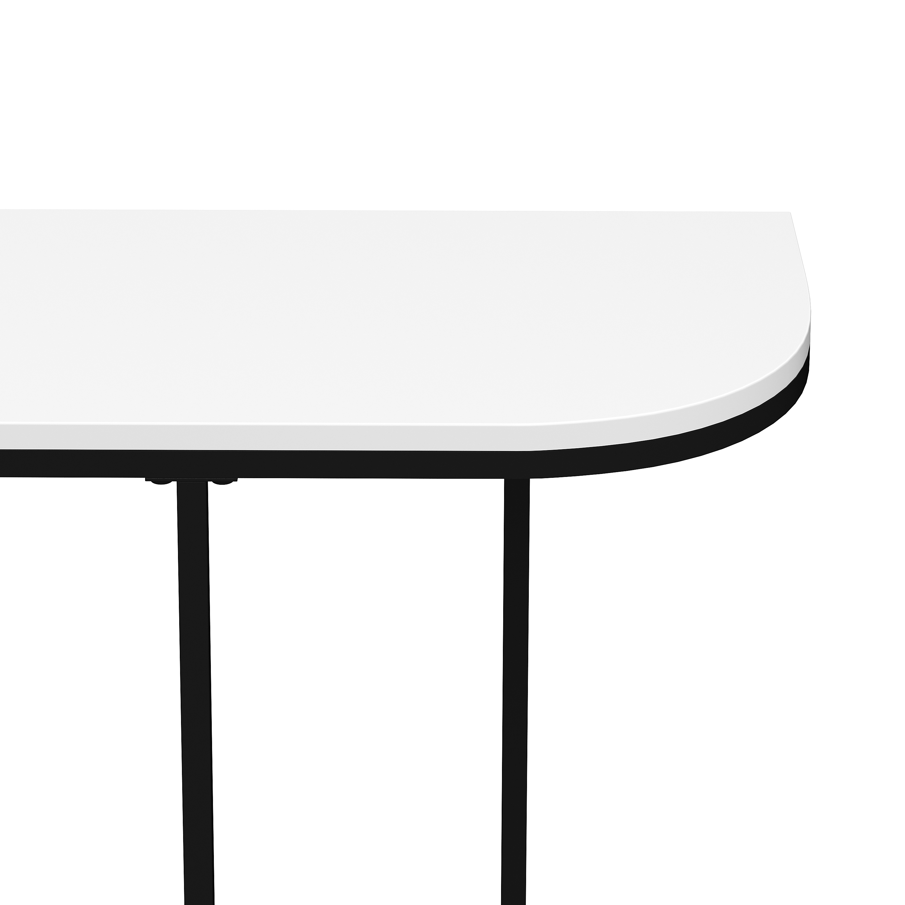 Konsolentisch ZANE 112 x 76 cm weiss/schwarz | GONSER.CH