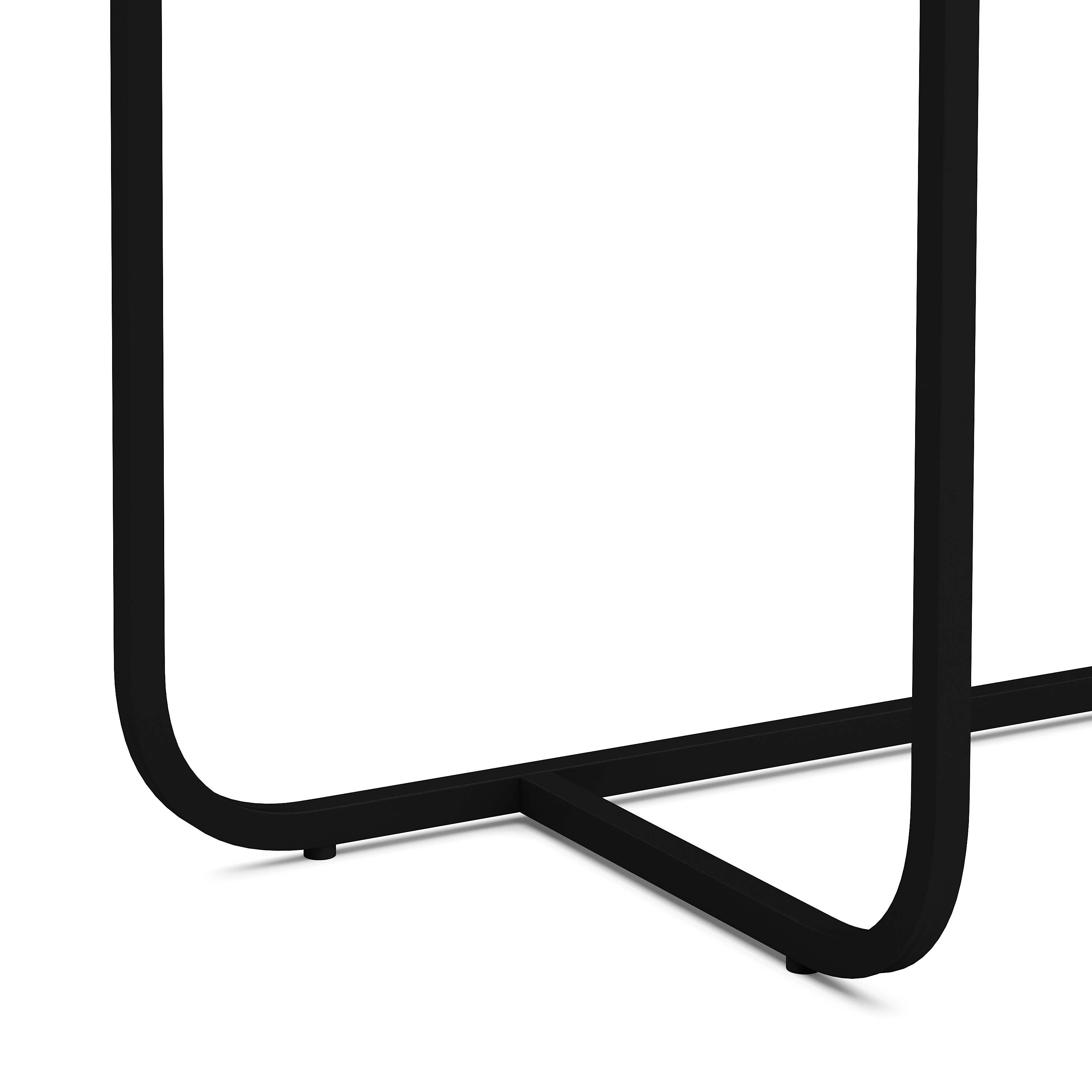 Konsolentisch ZANE 112 x 76 cm weiss/schwarz | GONSER.CH