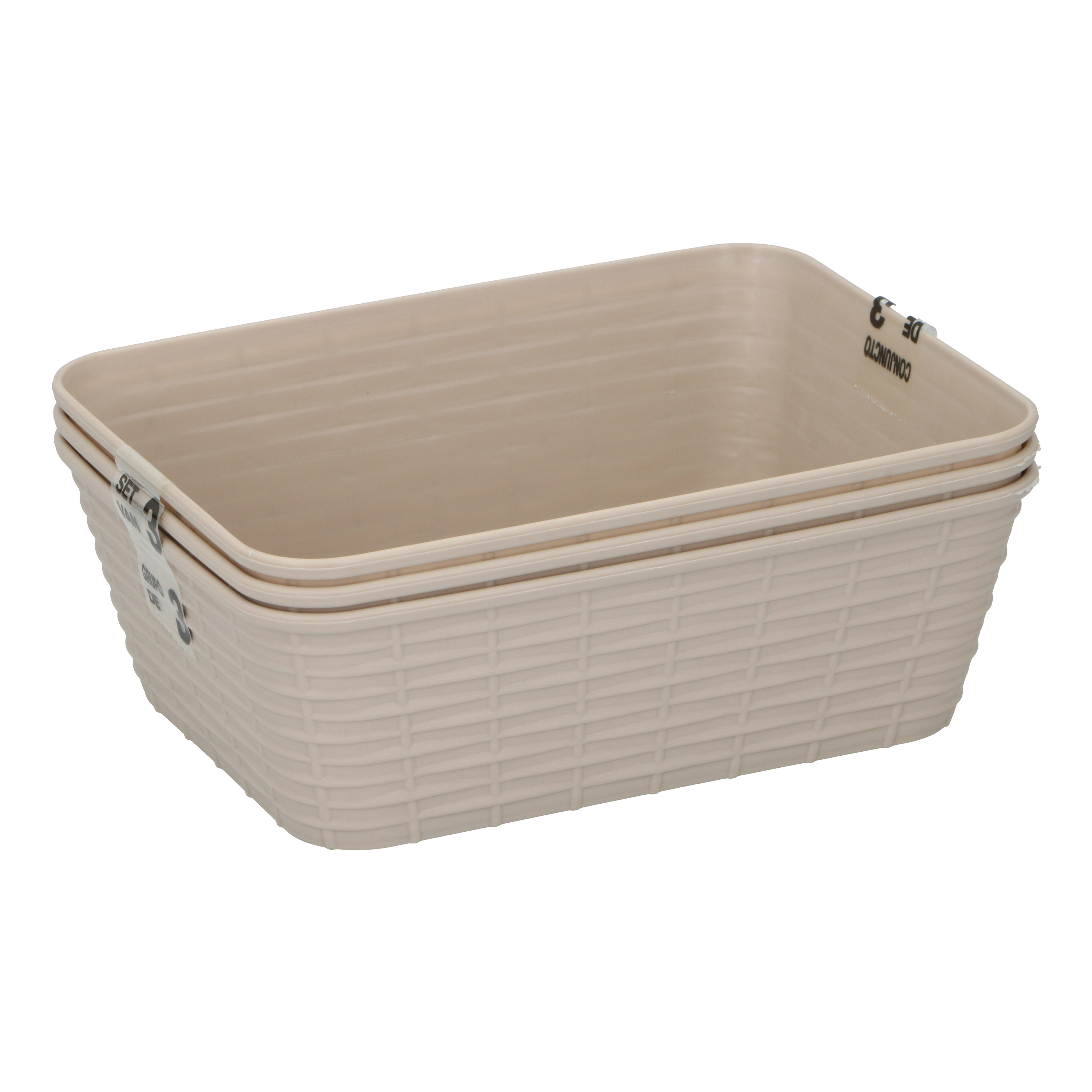 Aufbewahrungsbox 19 x 15 x 6 cm 3er Set | GONSER.CH