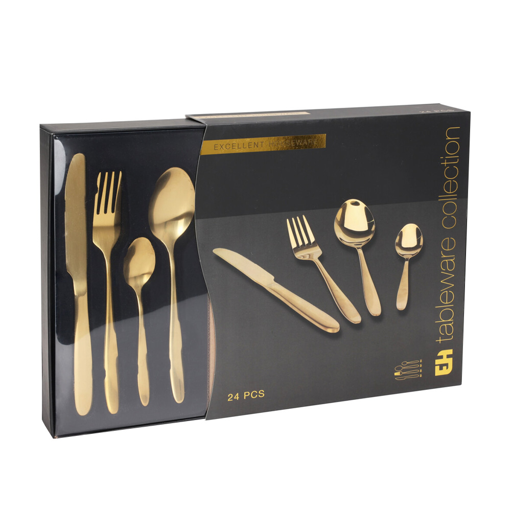 Ensemble de couverts 24 pcs or | Gonser.ch | Magasin en ligne pour vos ...