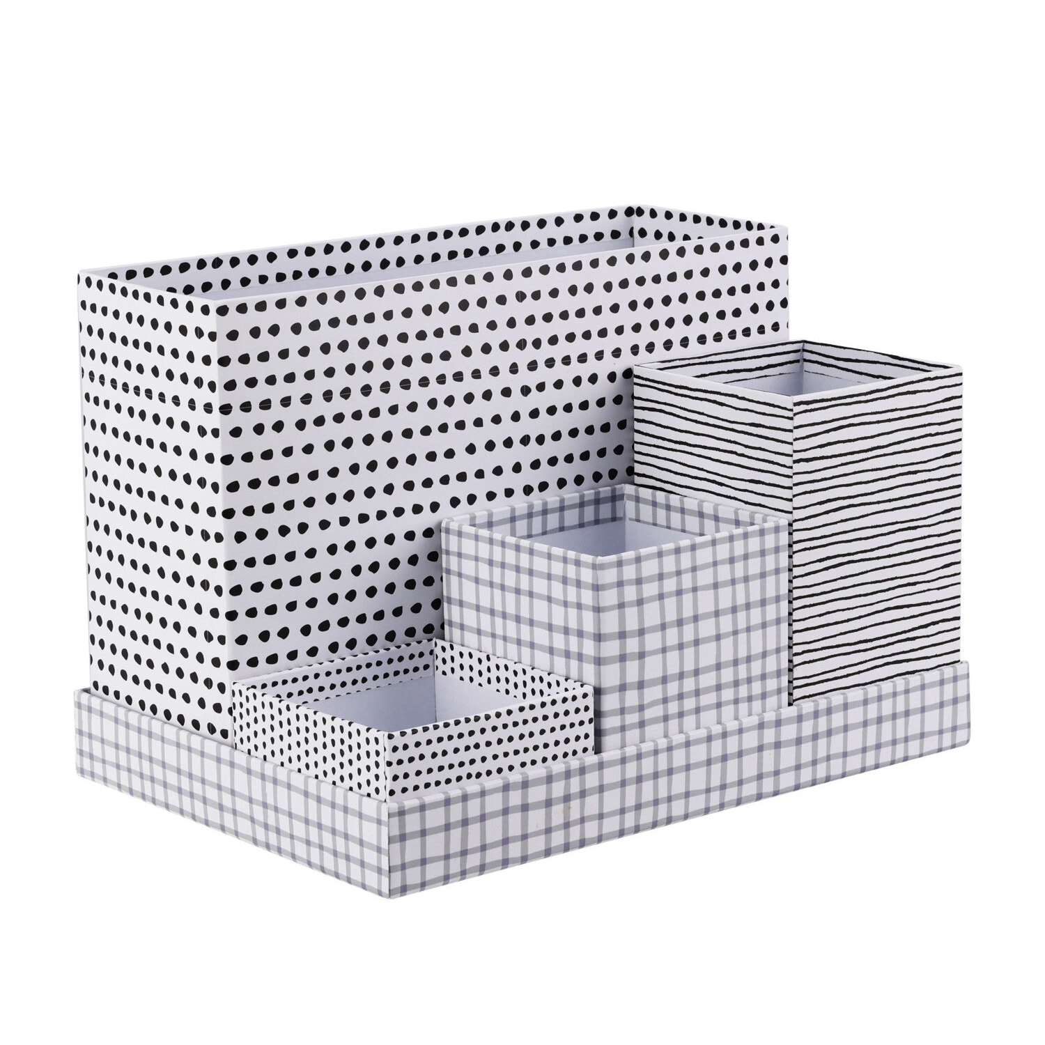 Ensemble d'organisation de bureau 5 pcs blanc | Gonser.ch | Magasin en ...